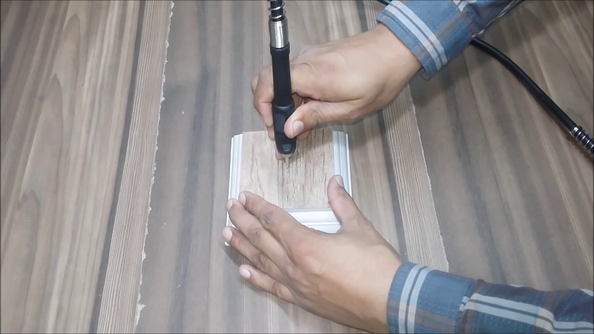 How to Make Wooden Table Lamp|Modern Design of Light Lamp|Easy Art ...