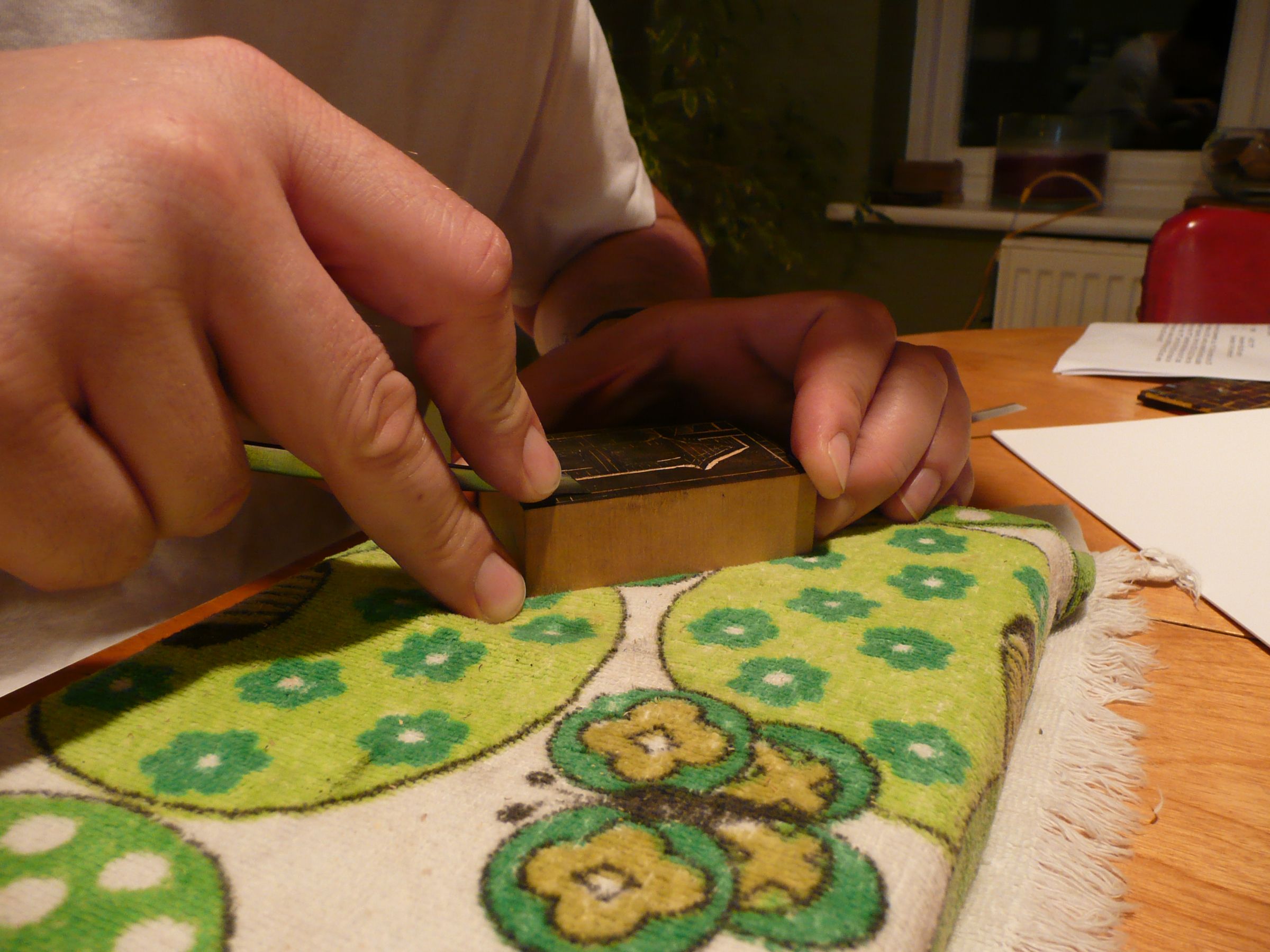 Creating, Cutting and Printing Your Own Woodblock : 5 Steps (with ...