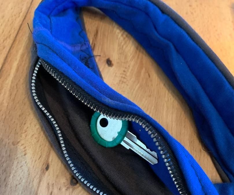 Hidden Key in Zippered Headband : 7 Steps (with Pictures) - Instructables