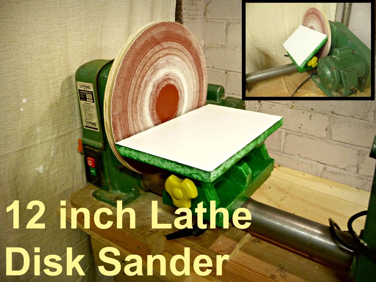 12 Inch Lathe Disc Sander : 6 Steps (with Pictures) - Instructables