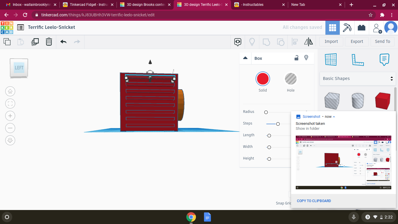Print a Fidget (tinkercad/3-d Printing) : 45 Steps - Instructables