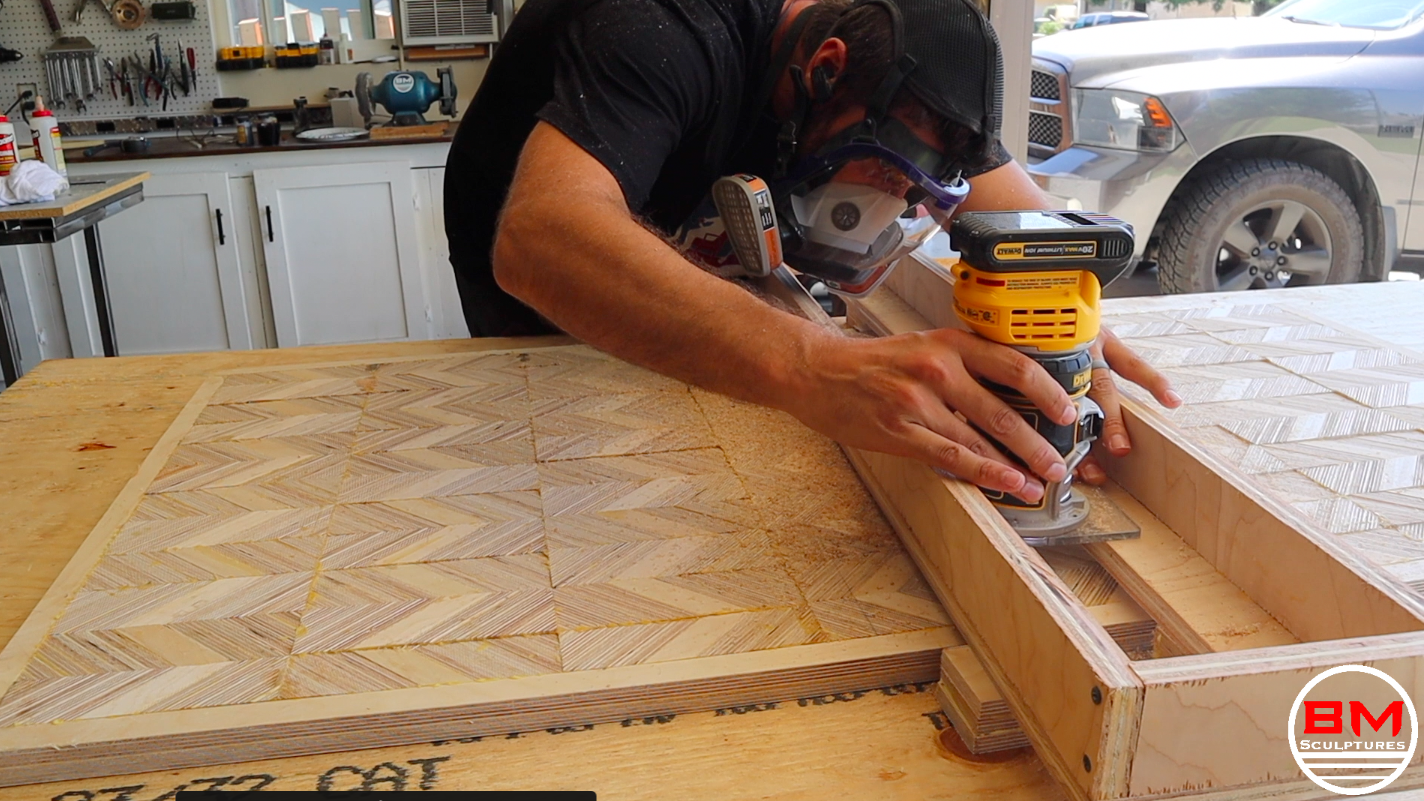 Patterned Plywood Using Only PLYWOOD SCRAPS! : 10 Steps (with Pictures ...