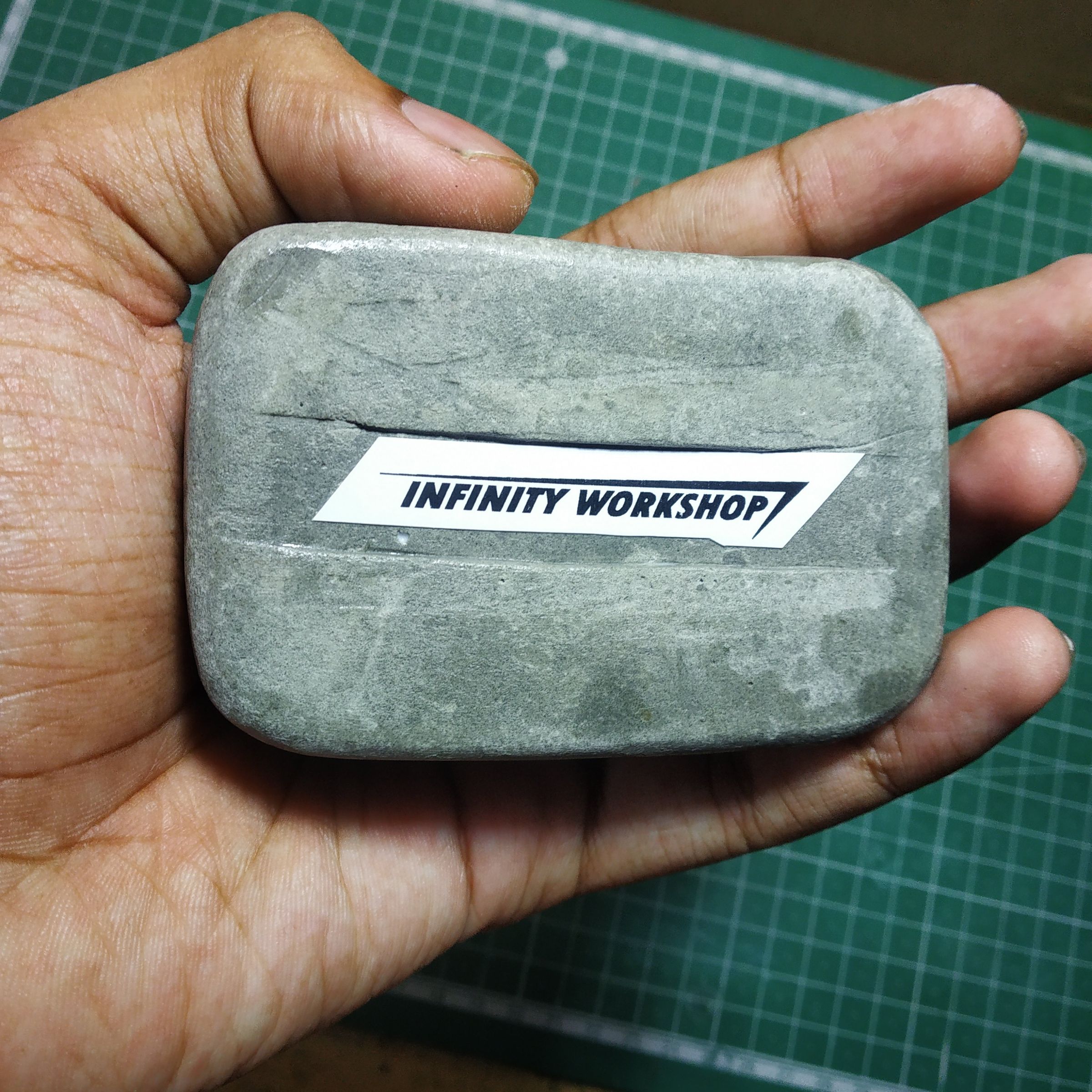 Concrete Youtube Diamond Play Button Paperweight : 14 Steps (with ...