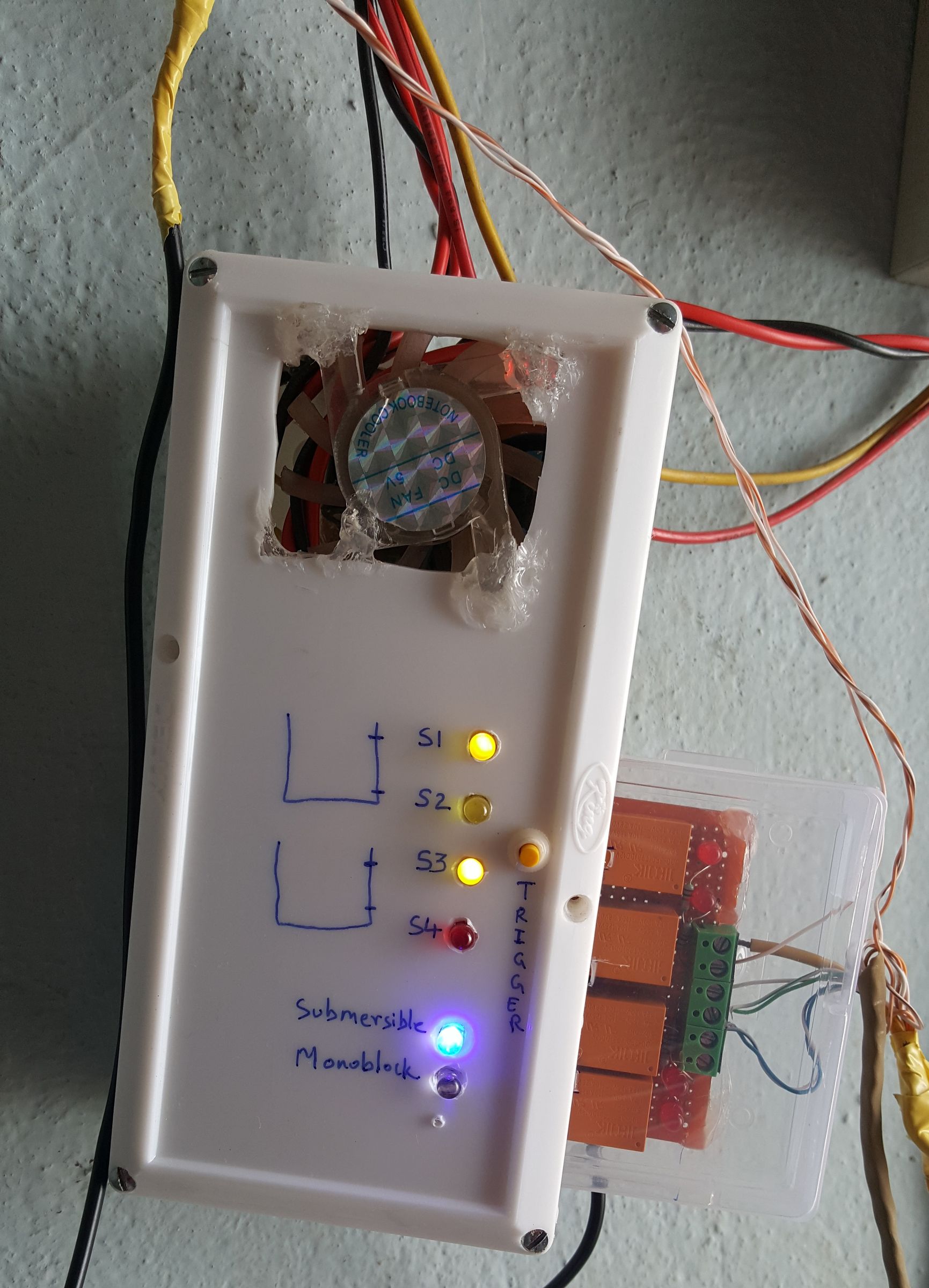 Automatic Water Level Controller for 2 Pumps and 1 Rooftop Tank and 1 ...