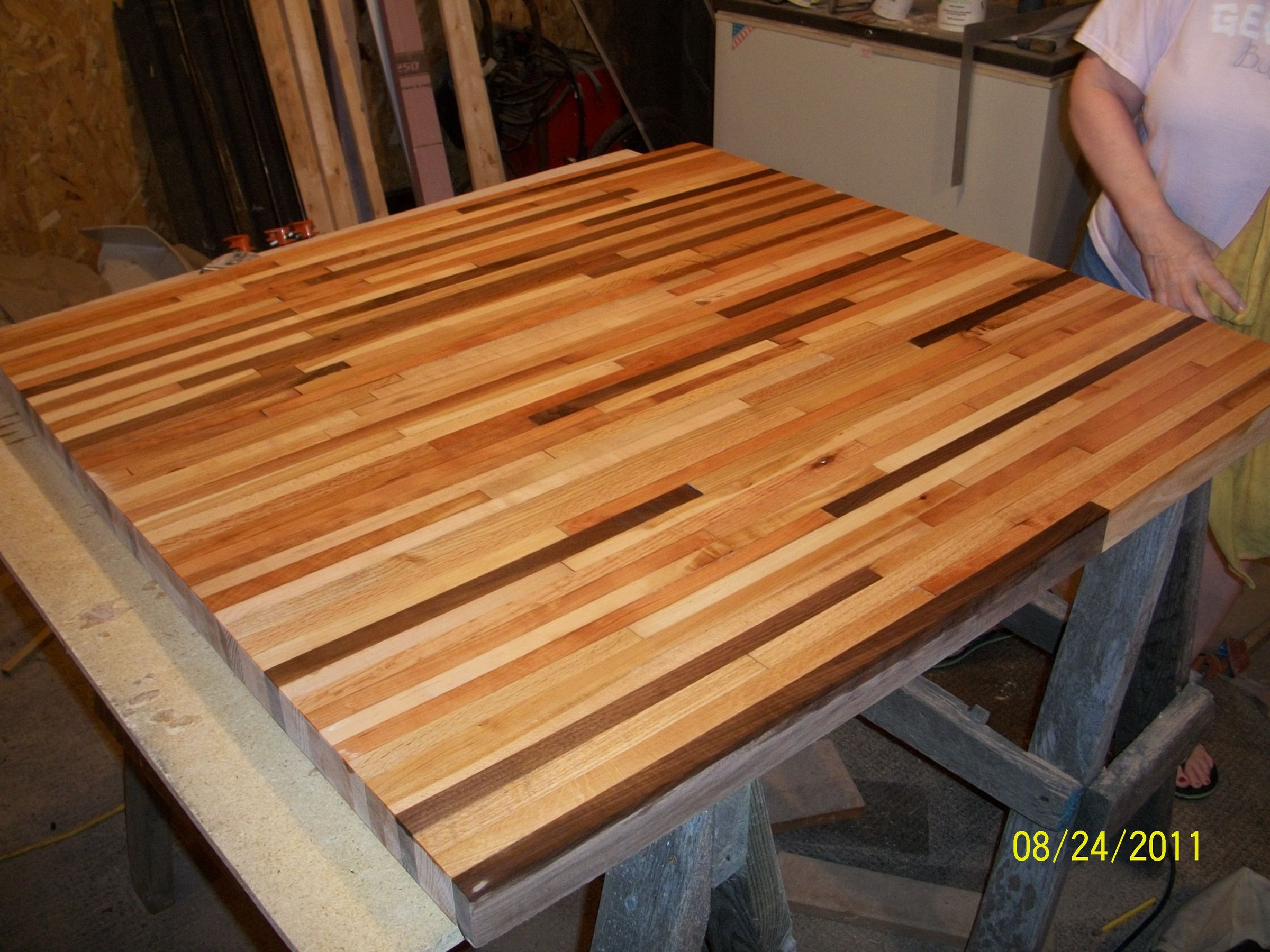 Butcher Block Hardwood Table : 5 Steps (with Pictures) - Instructables