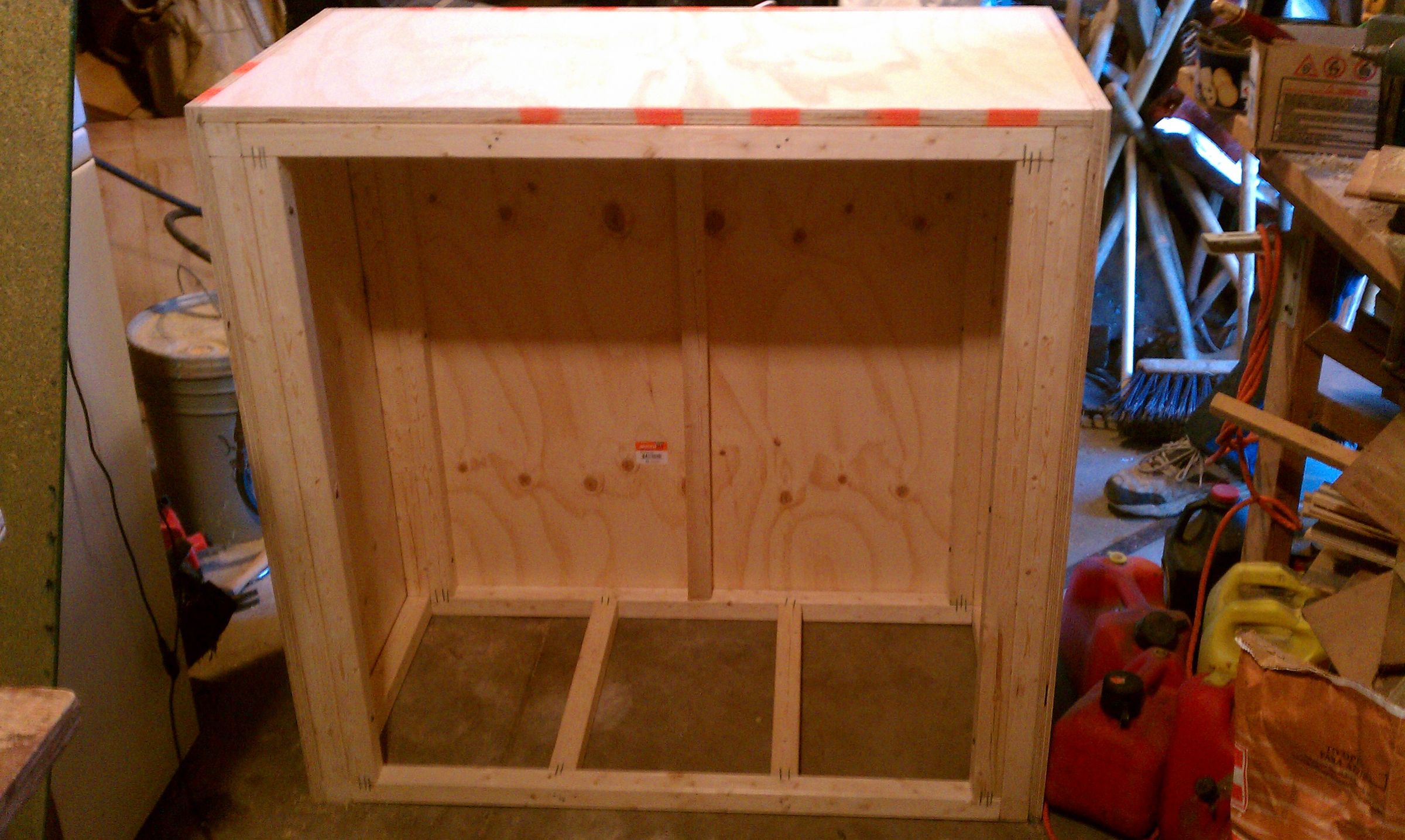 Fish Aquarium Stand (40 Breeder Tank With Hidden Sump Door) : 12 Steps ...