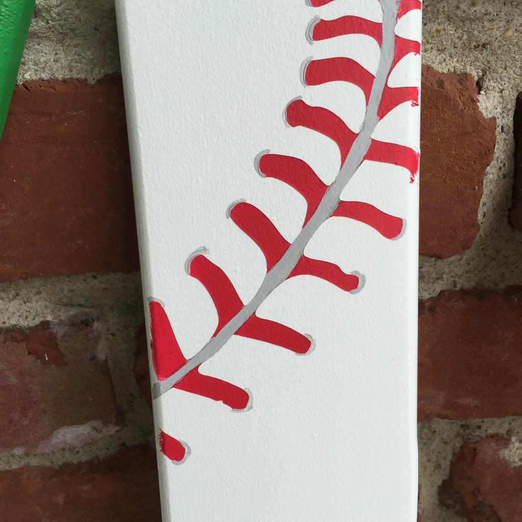 Painted Wood Letters Sports Theme
