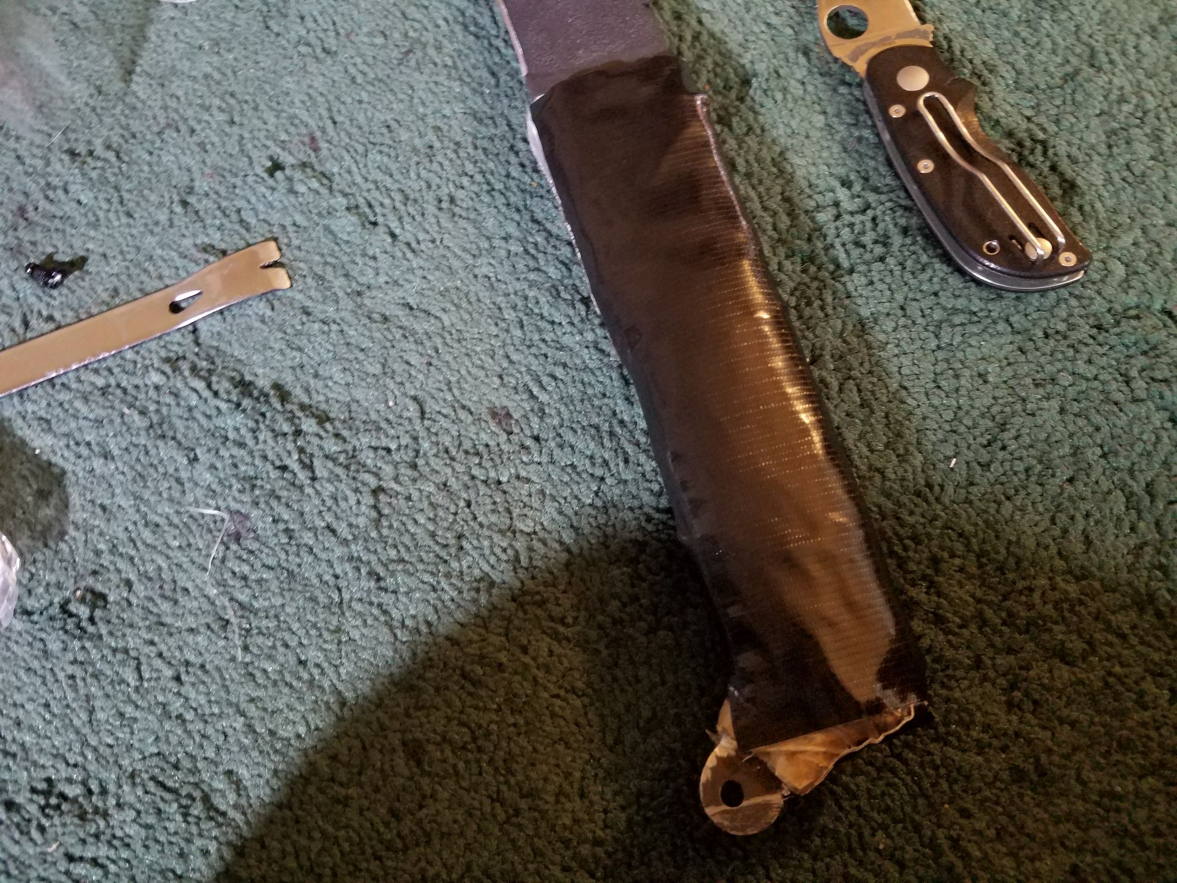 Machete Handle From Plastic Scrap and Paracord: : 8 Steps - Instructables