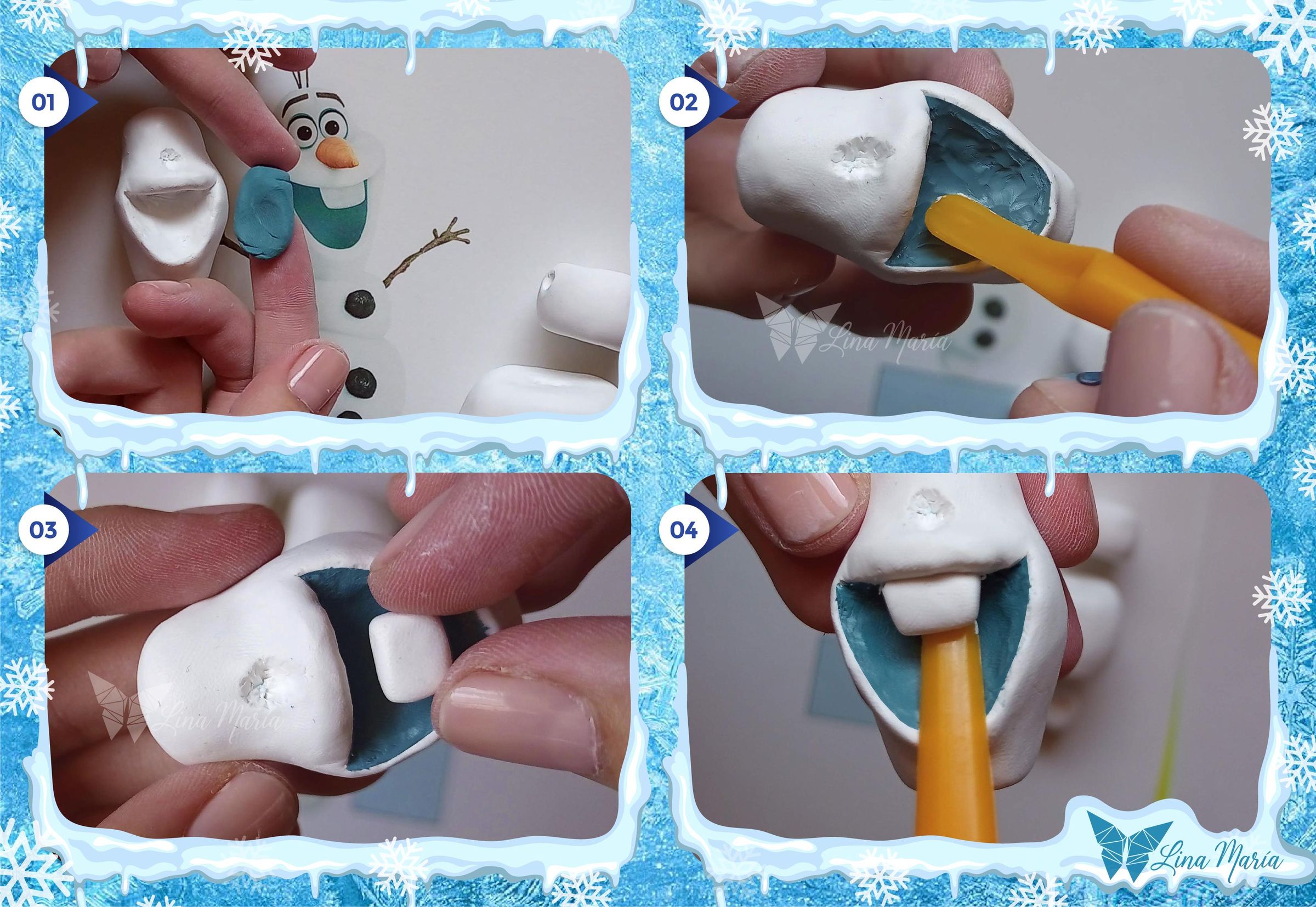 Melting OLAF - Push Puppet (FROZEN) : 21 Steps (with Pictures ...