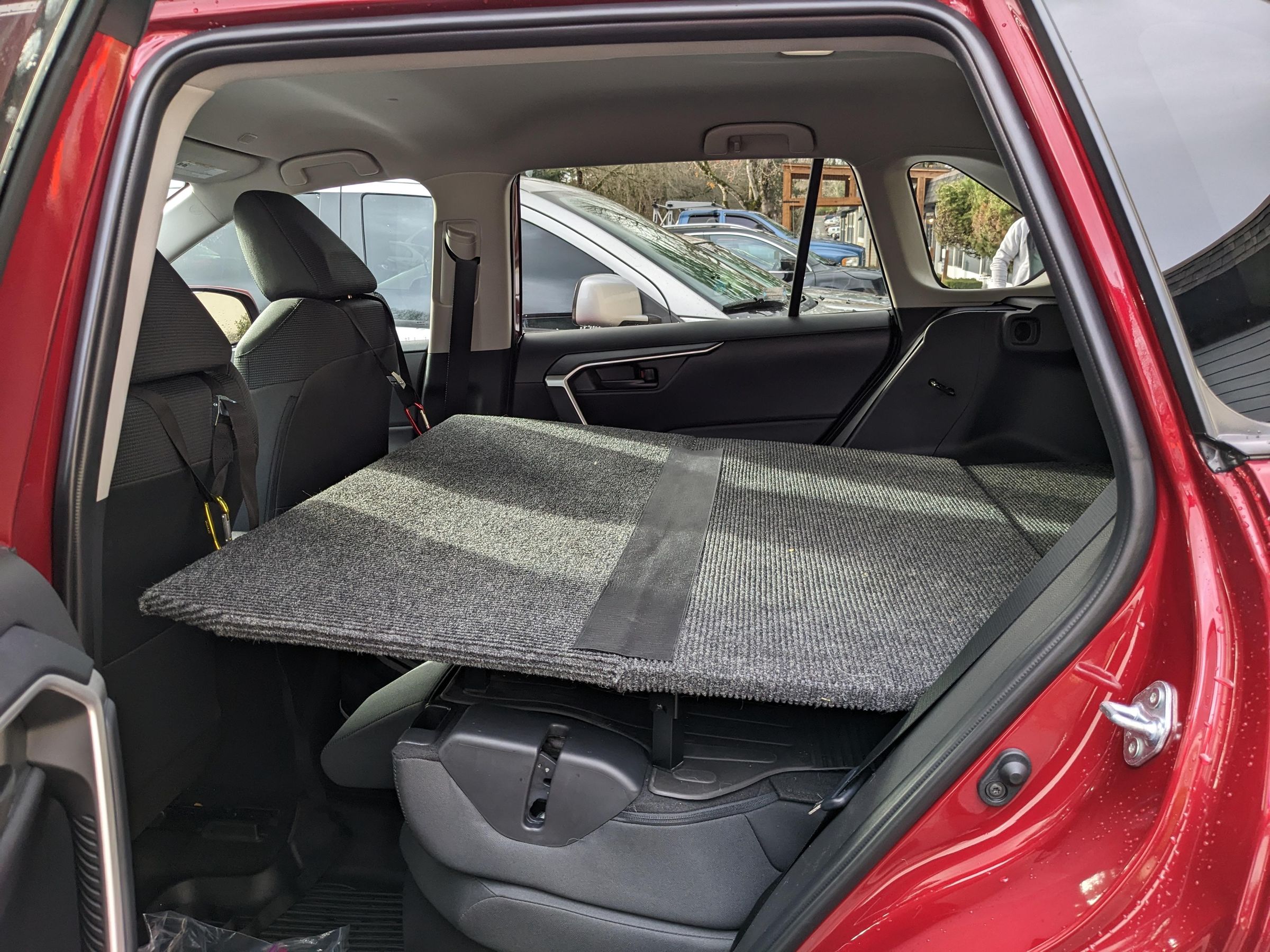 RAV4 Car Camping Platform With Folding Legs : 5 Steps (with Pictures ...