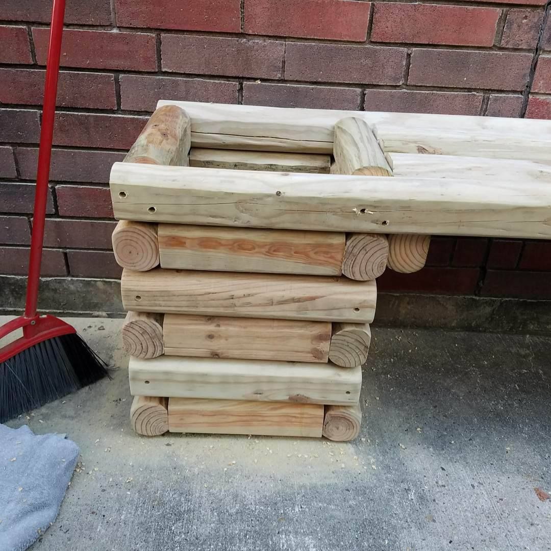 Diy Log Bench : 6 Steps (with Pictures) - Instructables