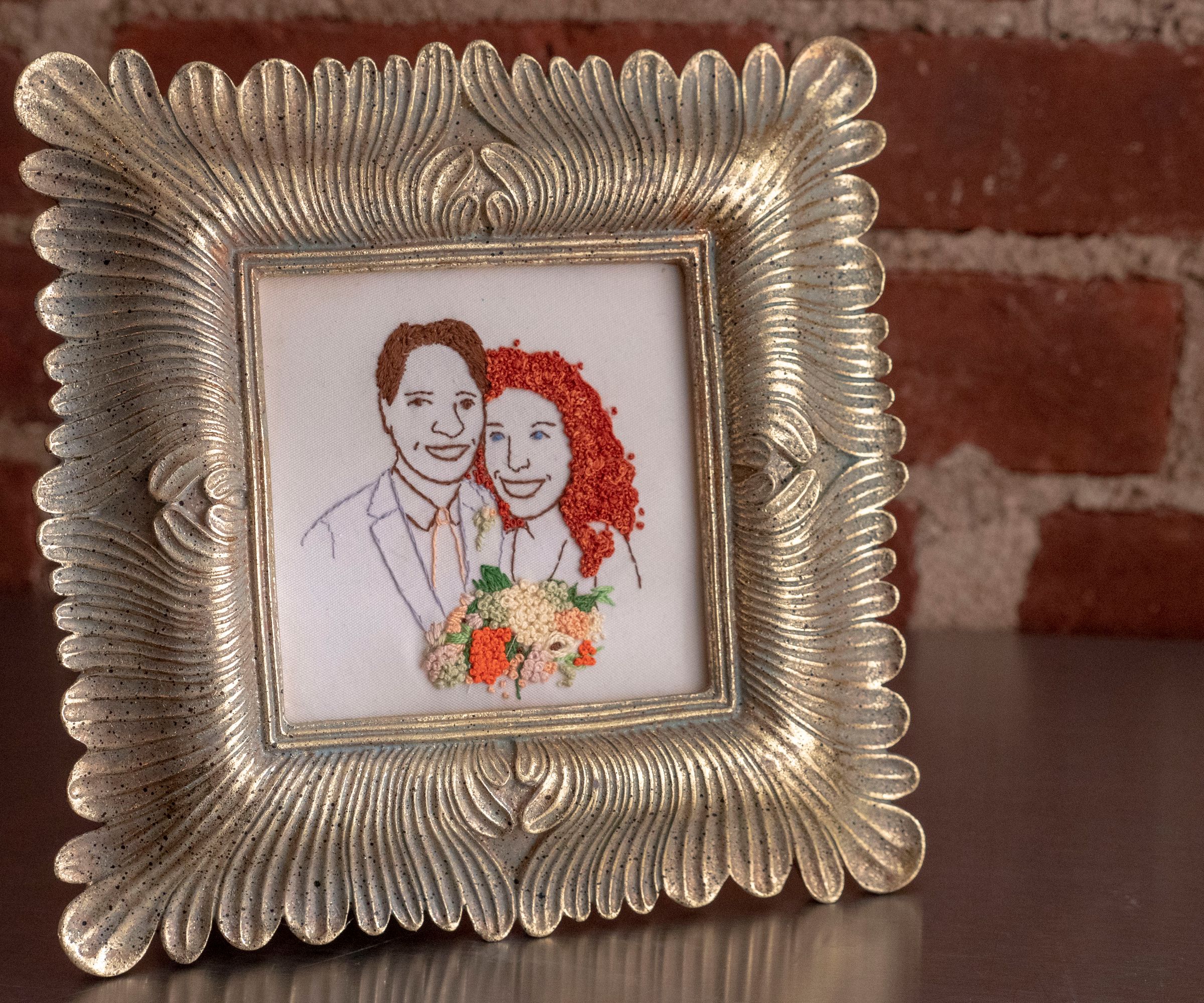 Wedding Portrait Embroidery : 6 Steps (with Pictures) - Instructables