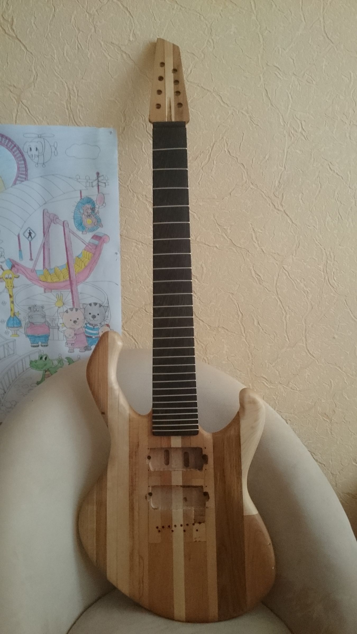 Hand Crafted Guitar From Recycled Wood : 7 Steps (with Pictures ...