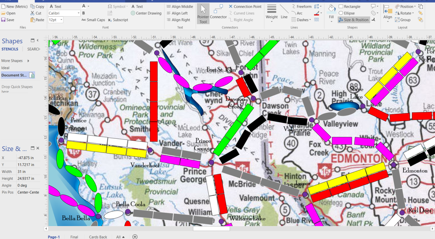 Western Canadian Map for Ticket to Ride : 10 Steps (with Pictures ...