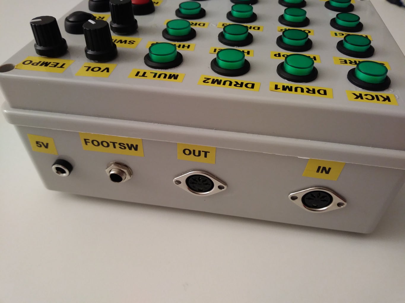 Arduino Midi Rhythm Section Sequencer 8 Steps With Pictures Instructables