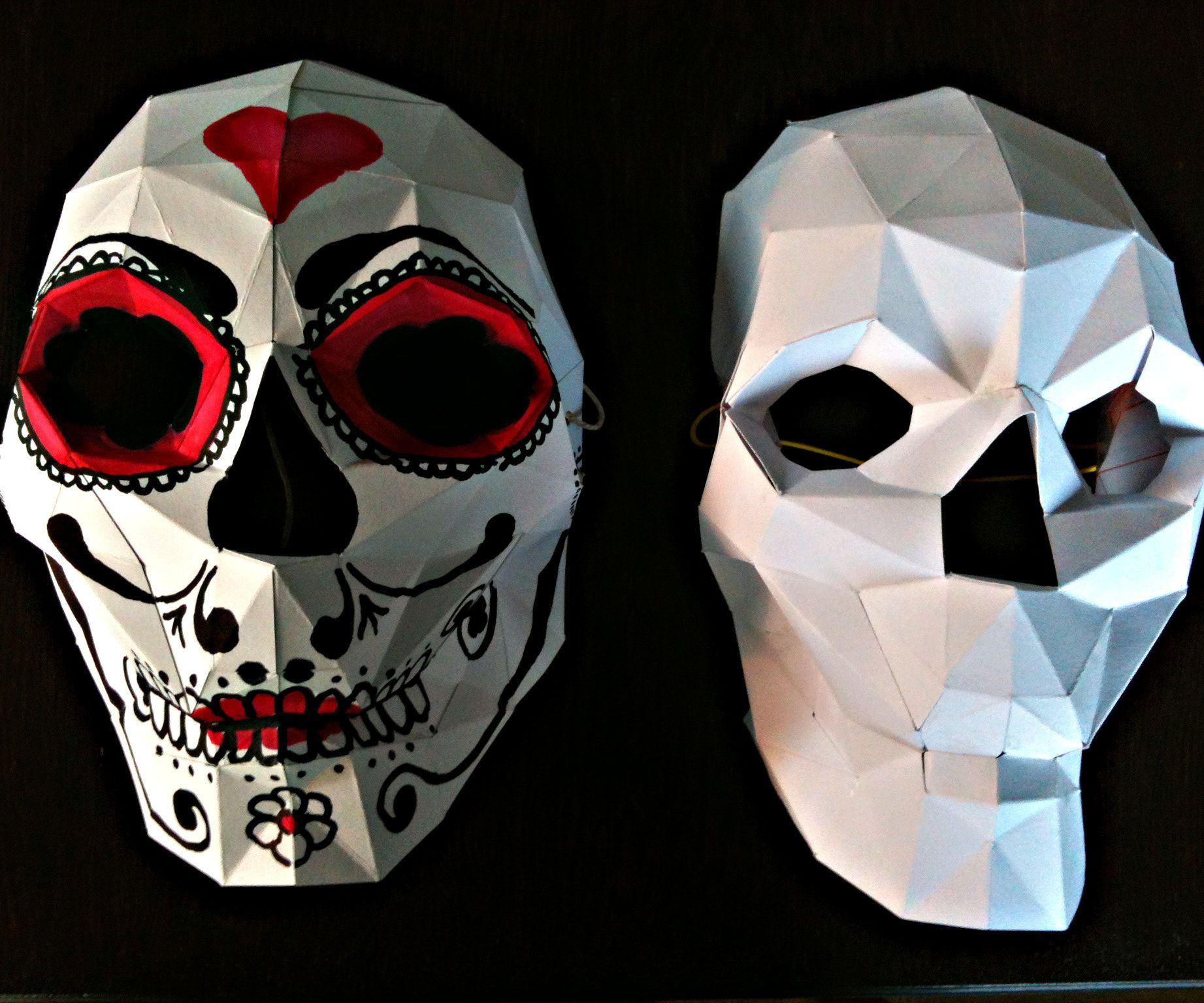 Bonus: Papercraft Skull Mask : 5 Steps (with Pictures) - Instructables