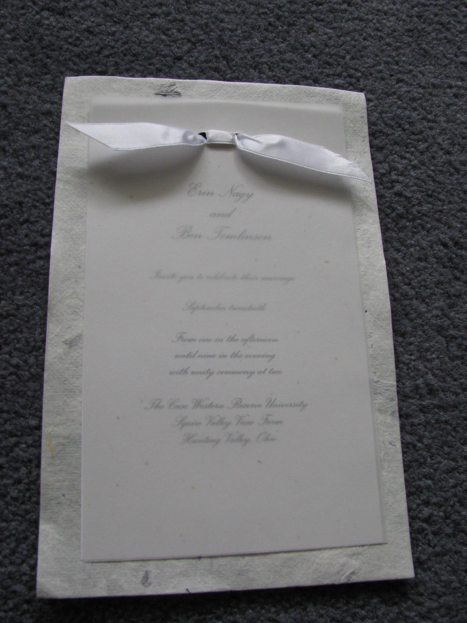 How to Print and Assemble Multi-layer Wedding Invitations : 8 Steps ...