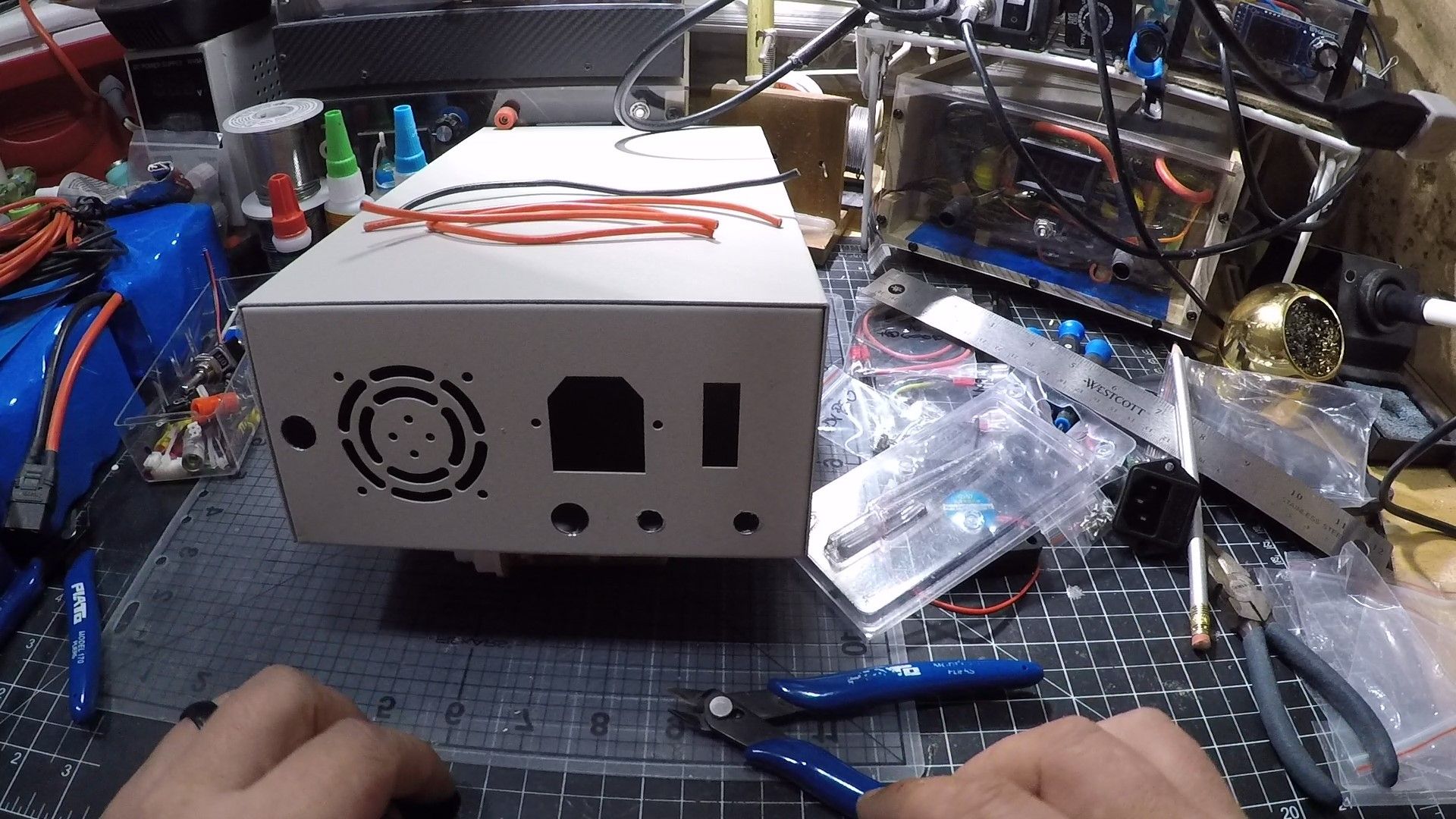 DIY AC/DC Hack " Mod " RD6006 Power Supply & S06A Case W/ S-400-60 PSU ...