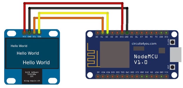 Internet Clock Display Date And Time With An Oled Using Esp8266 Nodemcu With Ntp Protocol 6