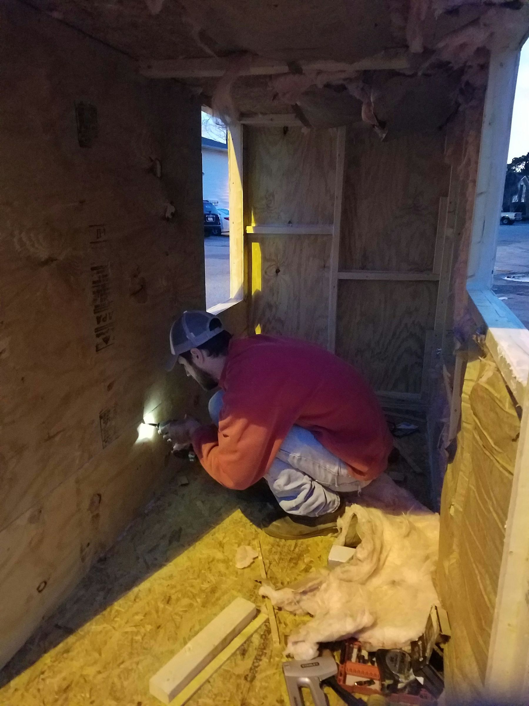 DIY 4X8 Micro-Tiny House Camper on Harbor Freight Trailer : 17 Steps ...