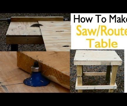 How to Build a Saw/Router Table - Instructables