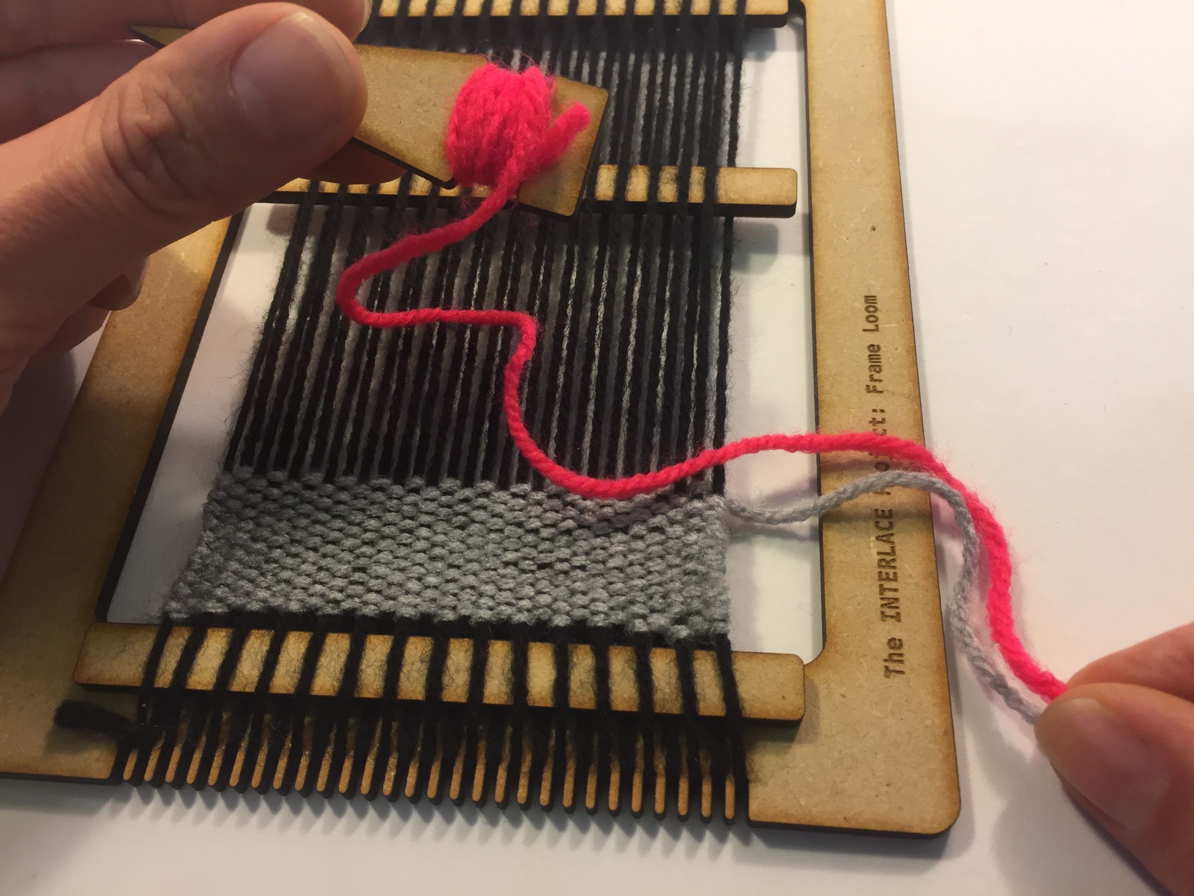 Laser Cut Mini Frame Loom Weaving : 24 Steps (with Pictures ...