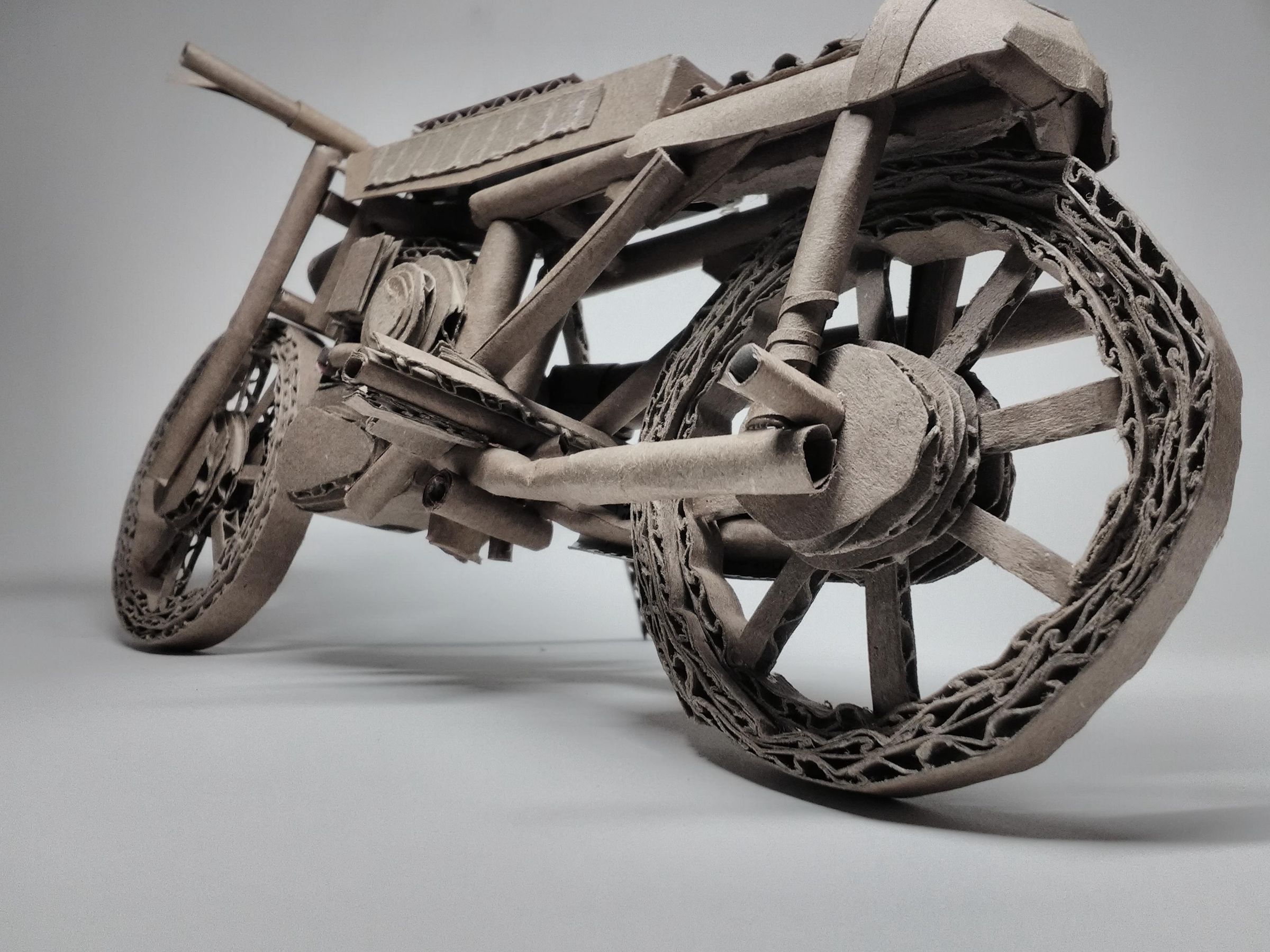 Cardboard Motercycle Replica : 11 Steps (with Pictures) - Instructables