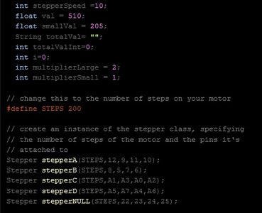 Simple Manual Arduino 4 Axis Stepper Motor / 16 Channel LED Power Controller : 7 Steps (with ...