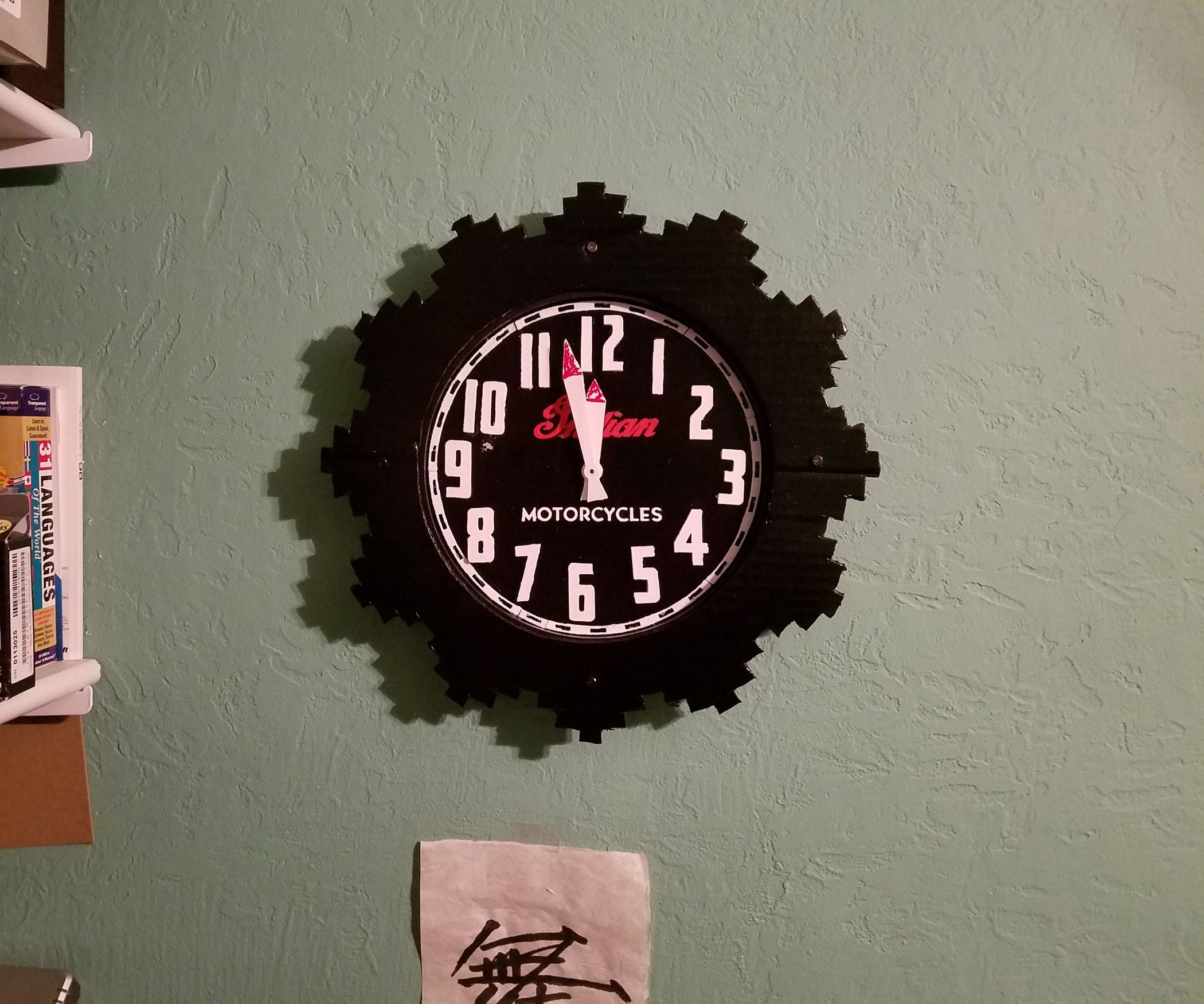 Retro Motorcycle Tachometer Wall Clock : 6 Steps (with Pictures ...