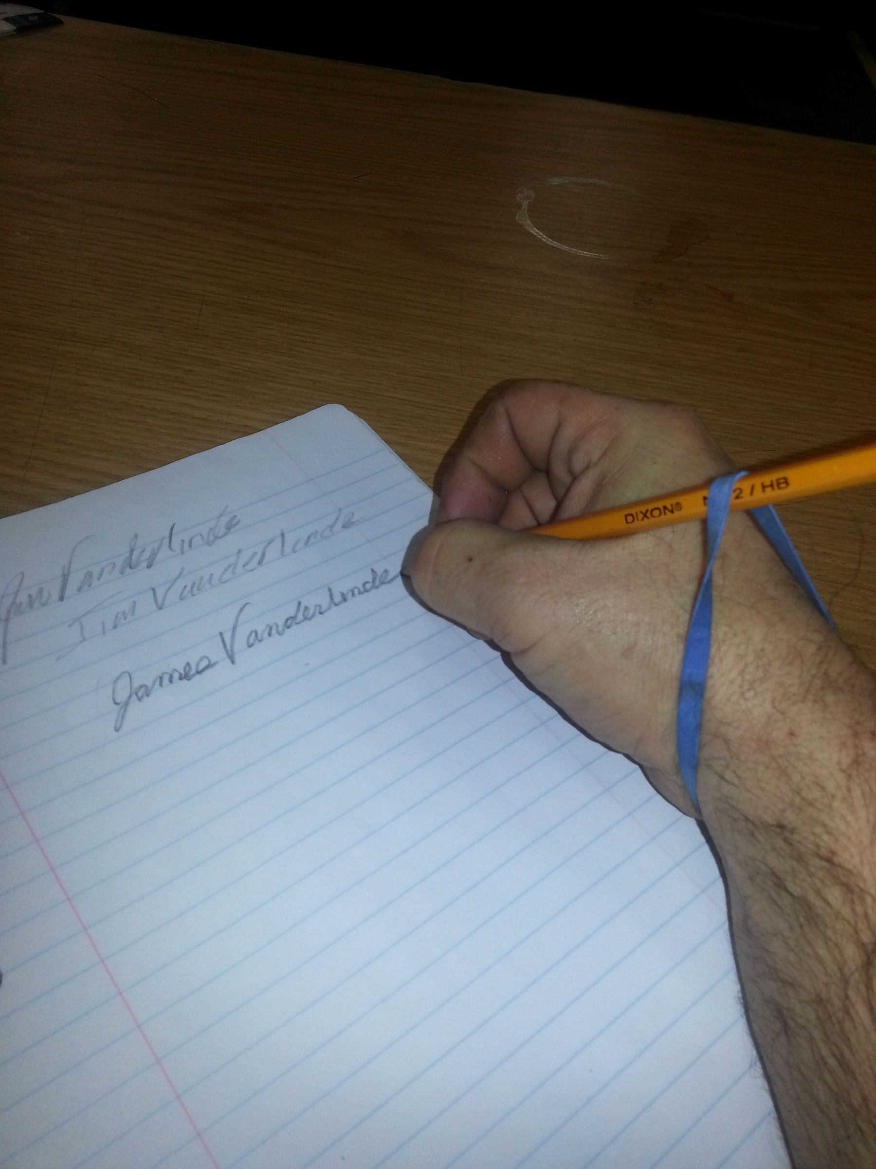 Right Hand Writing
