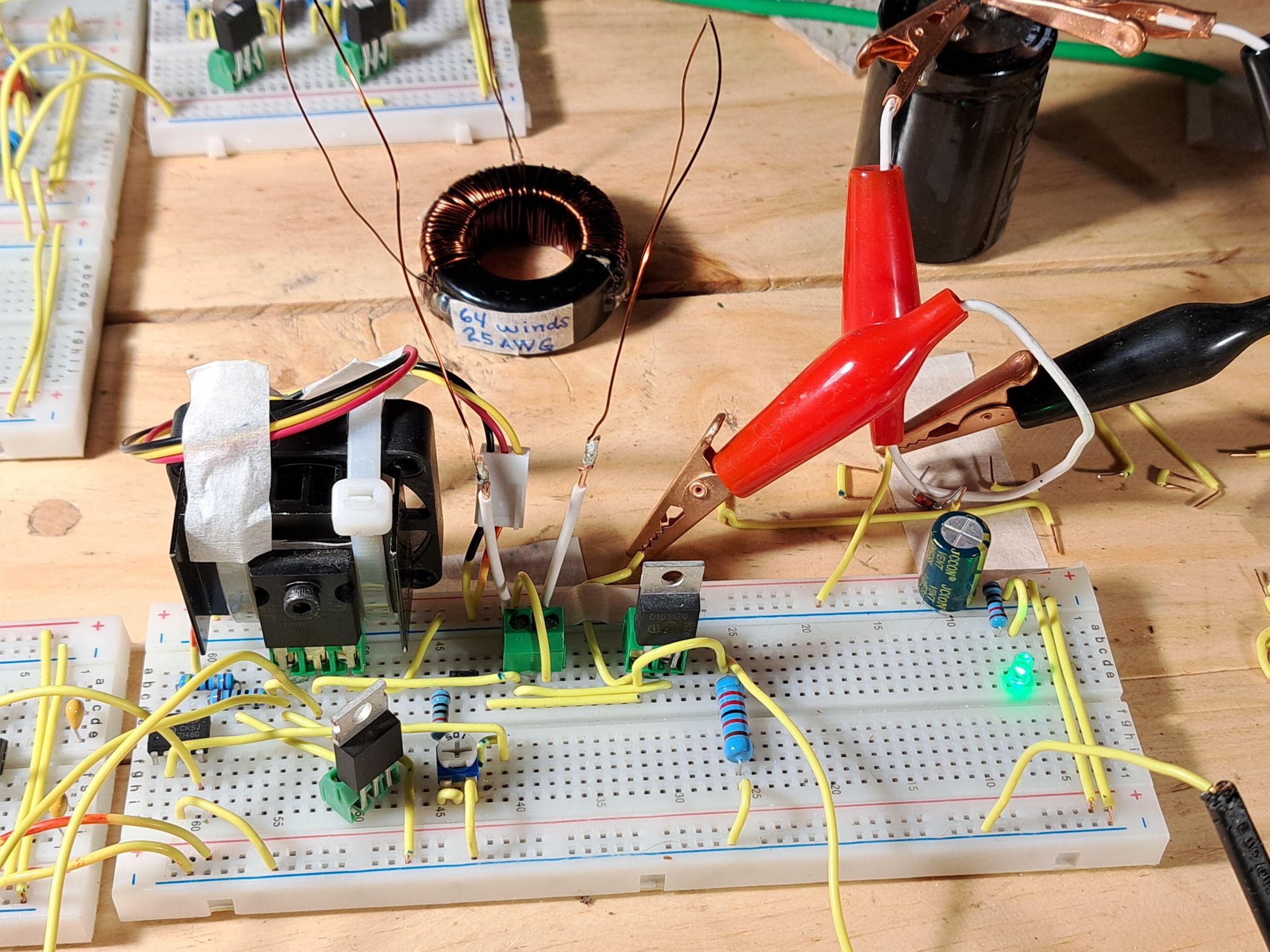 DIY Boost Converter: High Voltage Without Special ICs : 7 Steps ...