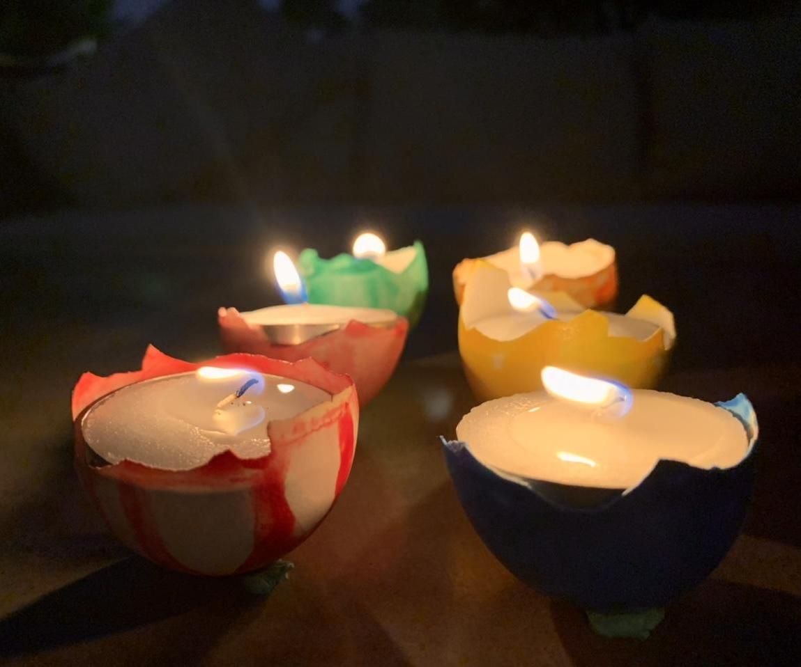 Eggshell Tea Light : 6 Steps - Instructables