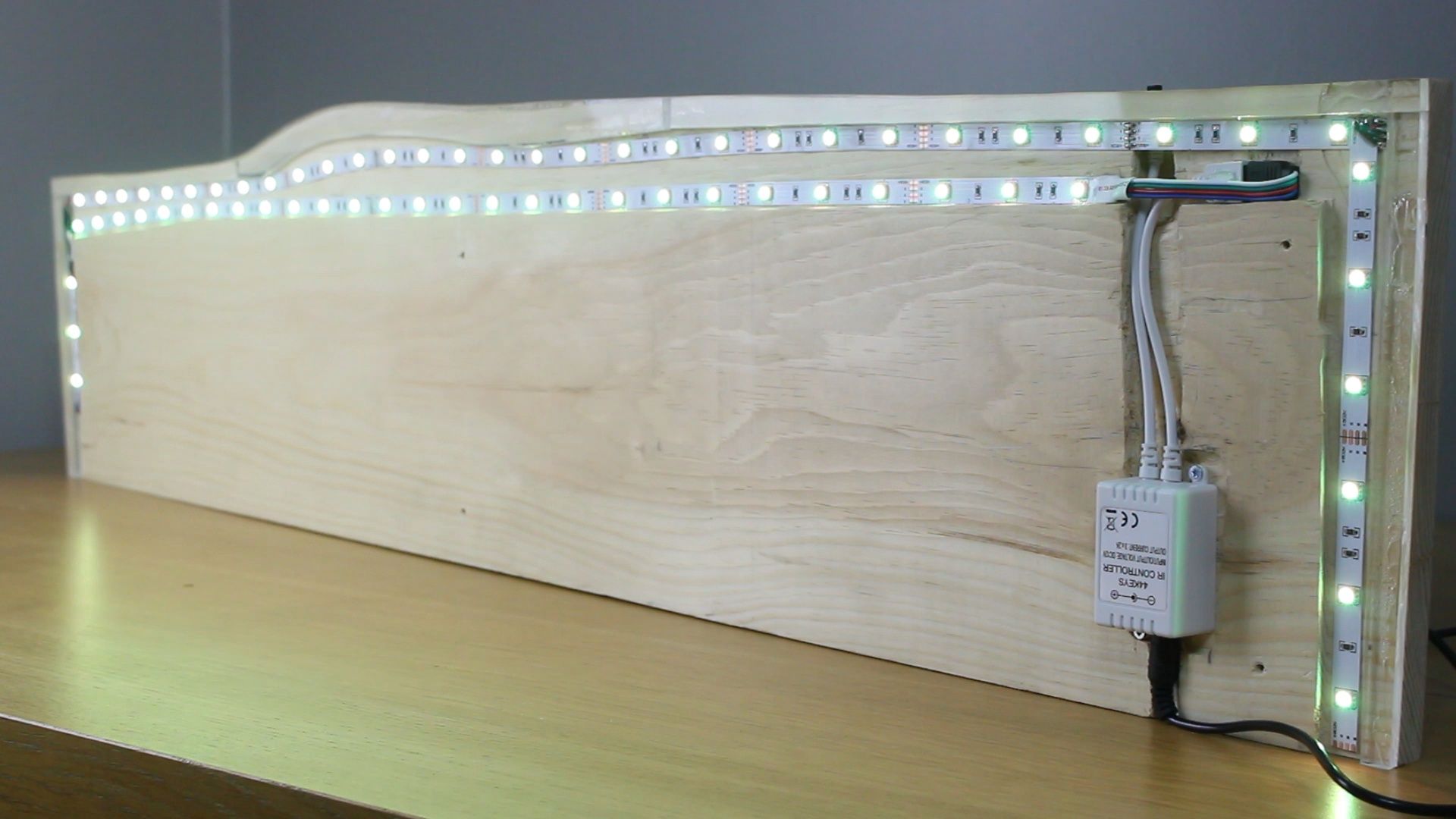 DIY Color Changing Raw Wood LED Shelf : 10 Steps (with Pictures ...