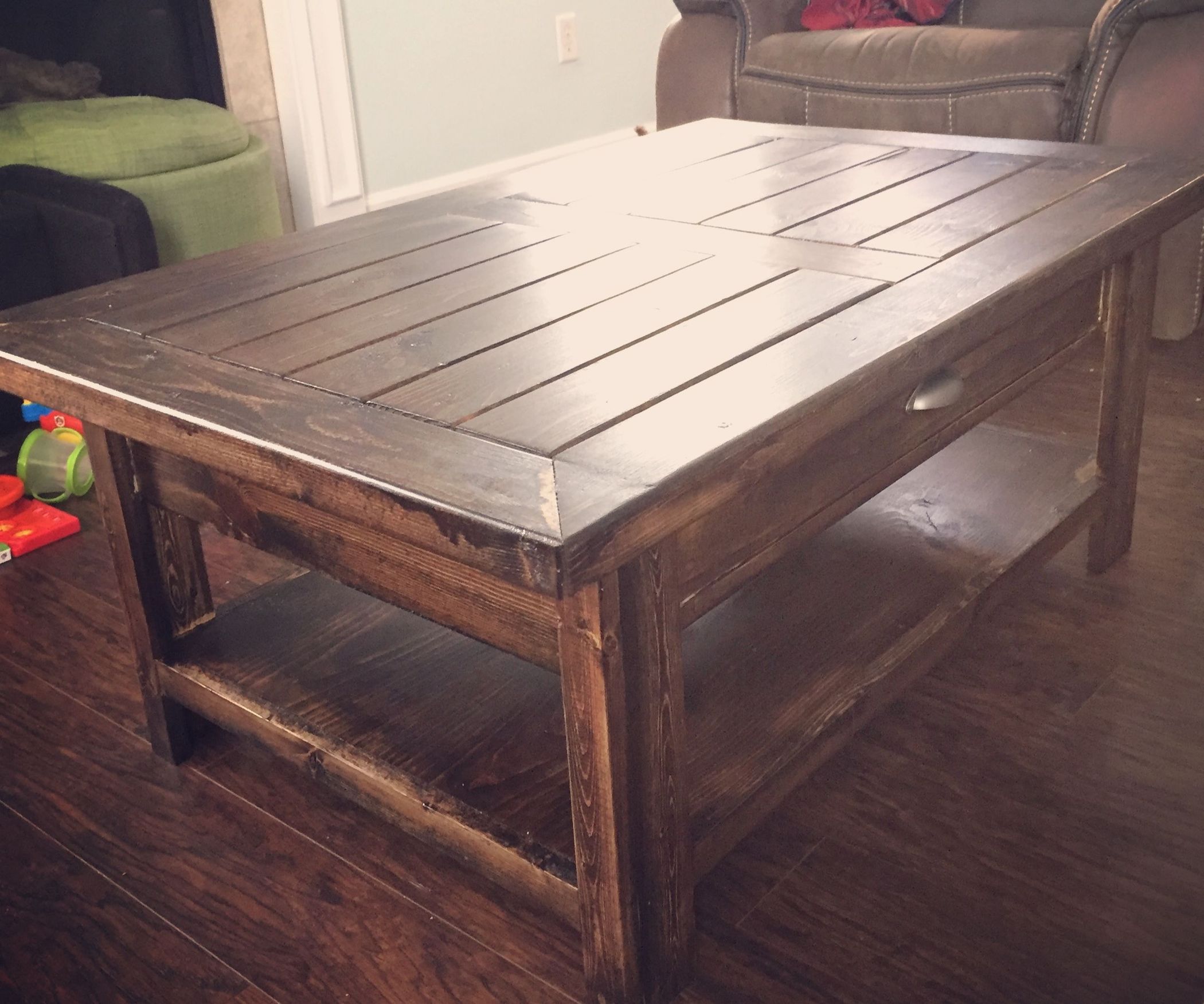 Rustic Coffee Table : 10 Steps (with Pictures) - Instructables