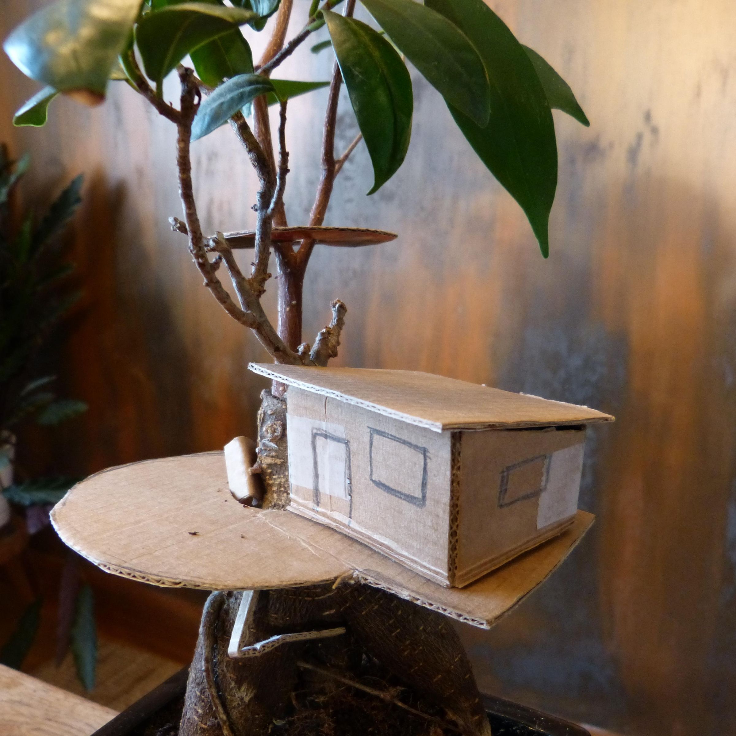 Houseplant Treehouse & Tiny Mouse : 15 Steps (with Pictures ...