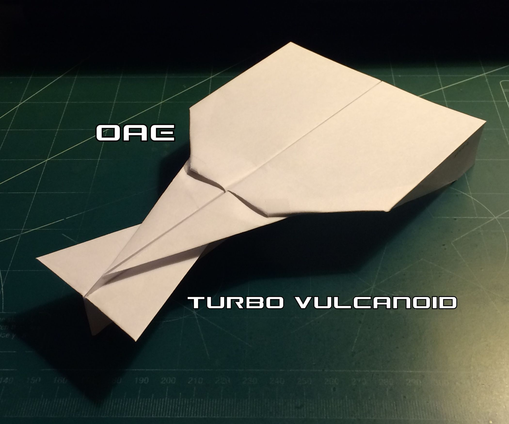 How to Make the Turbo Vulcanoid Paper Airplane : 5 Steps - Instructables