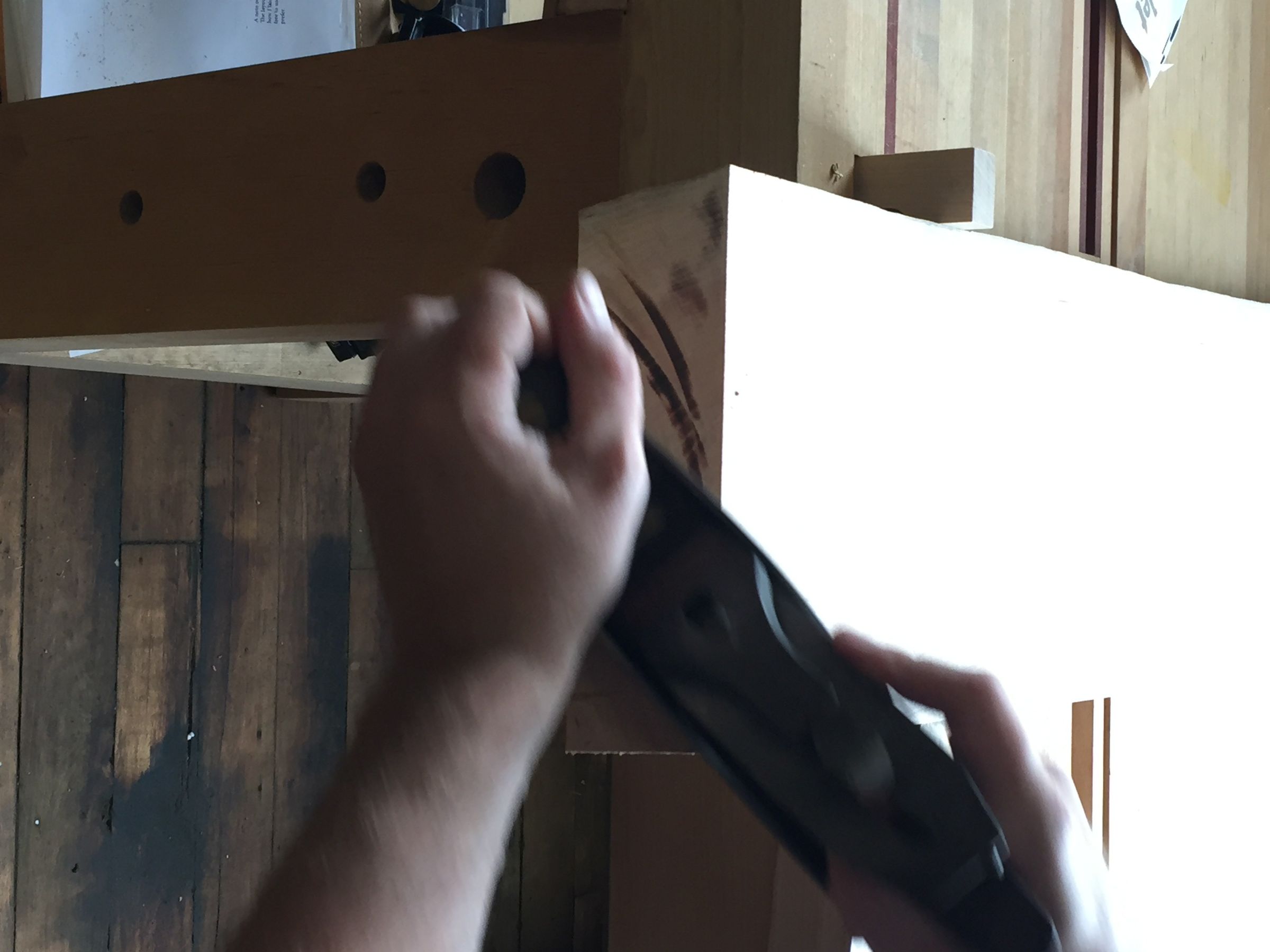 Live Edge Reverse Waterfall Floating Shelf : 6 Steps (with Pictures ...