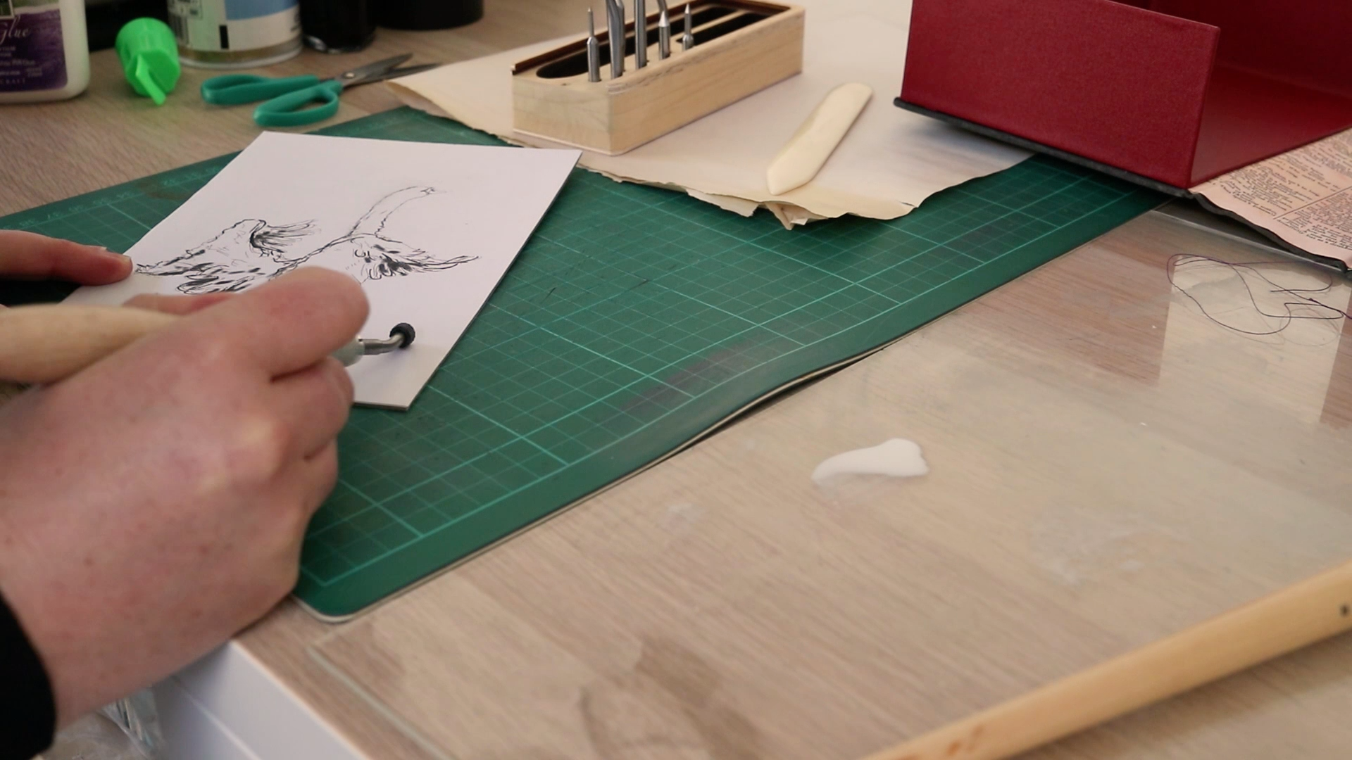 Make a Drypoint Print Using Recycled Cardboard : 8 Steps (with Pictures ...