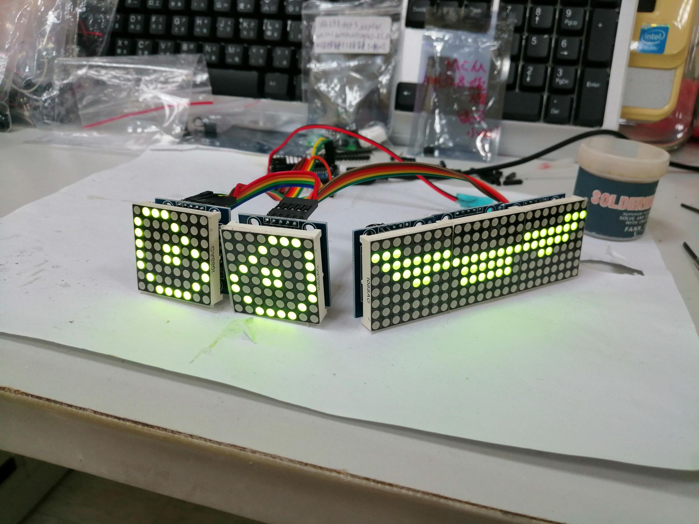 Controlling LED Matrix Array With Arduino Uno (Arduino Powered Robot ...