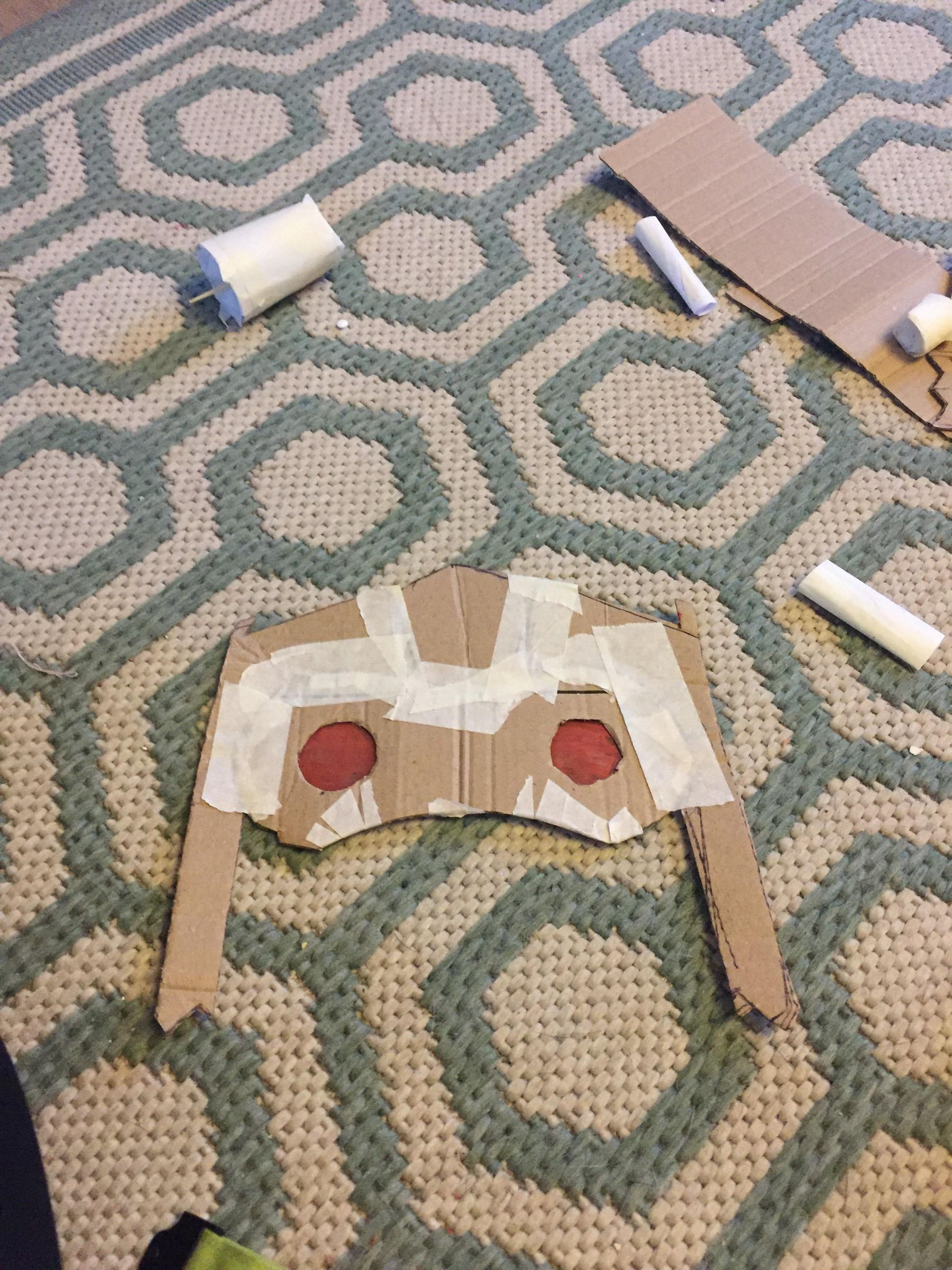 Star Lord Helmet Out of Cardboard : 12 Steps - Instructables