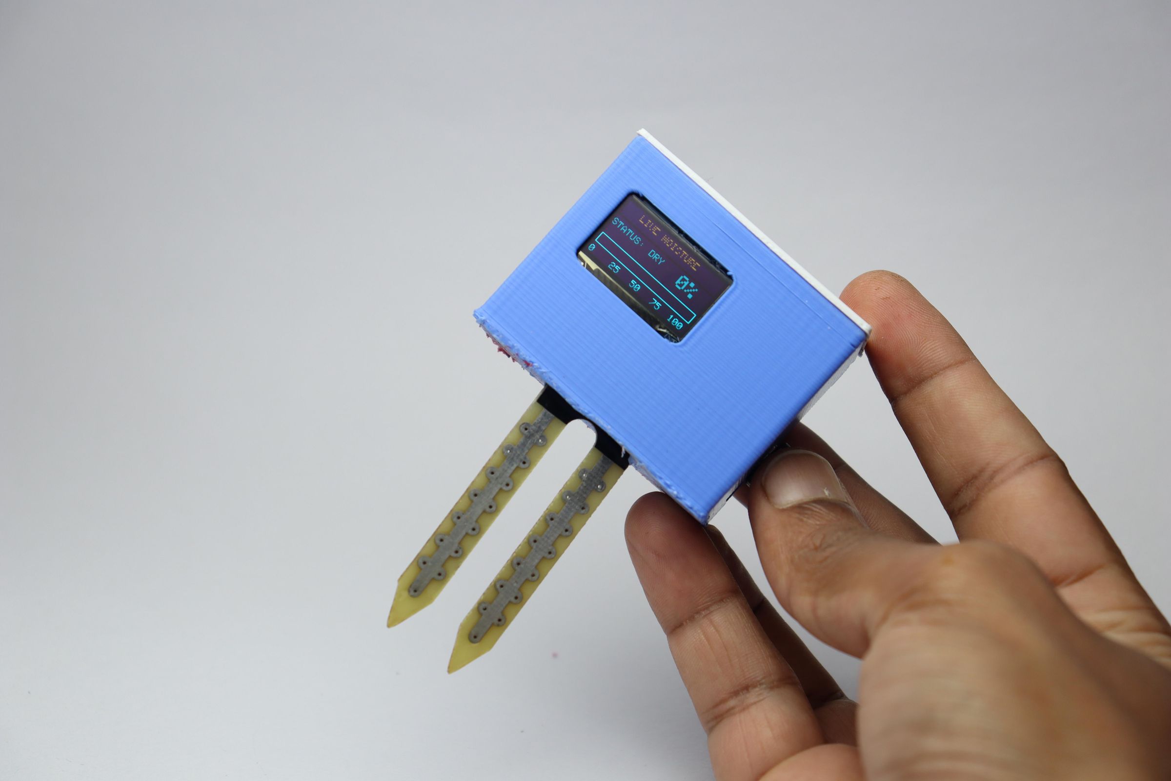 How to Make Soil Moisture Meter Using Arduino With Real Time Display ...