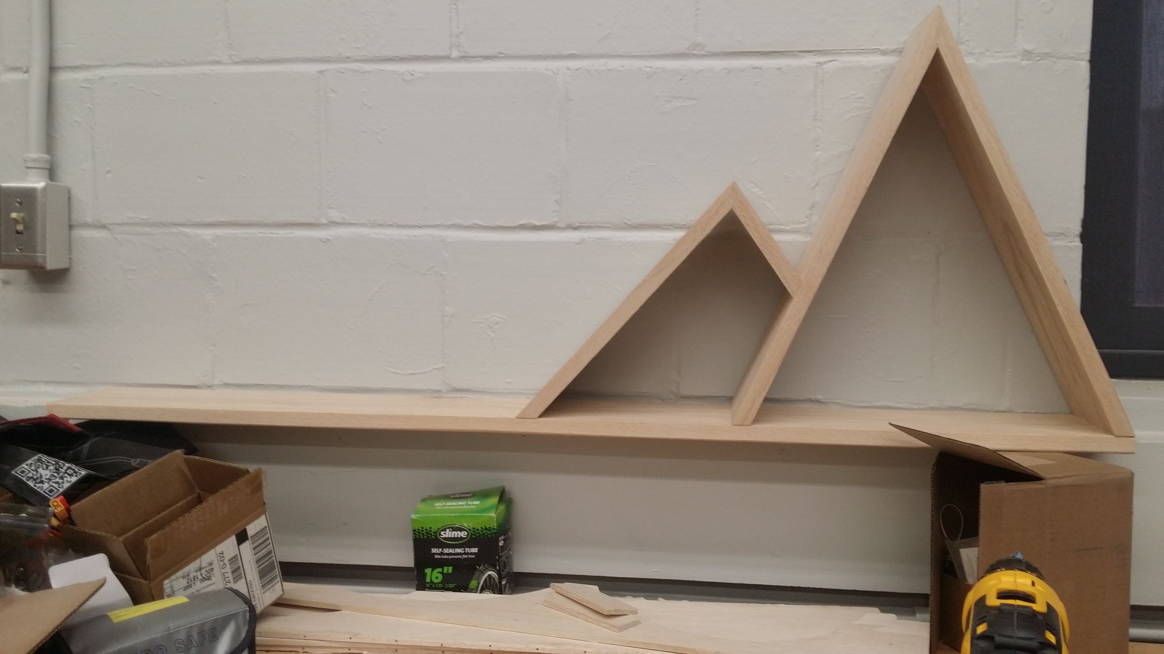 Floating Shelf With Mountains : 9 Steps (with Pictures) - Instructables