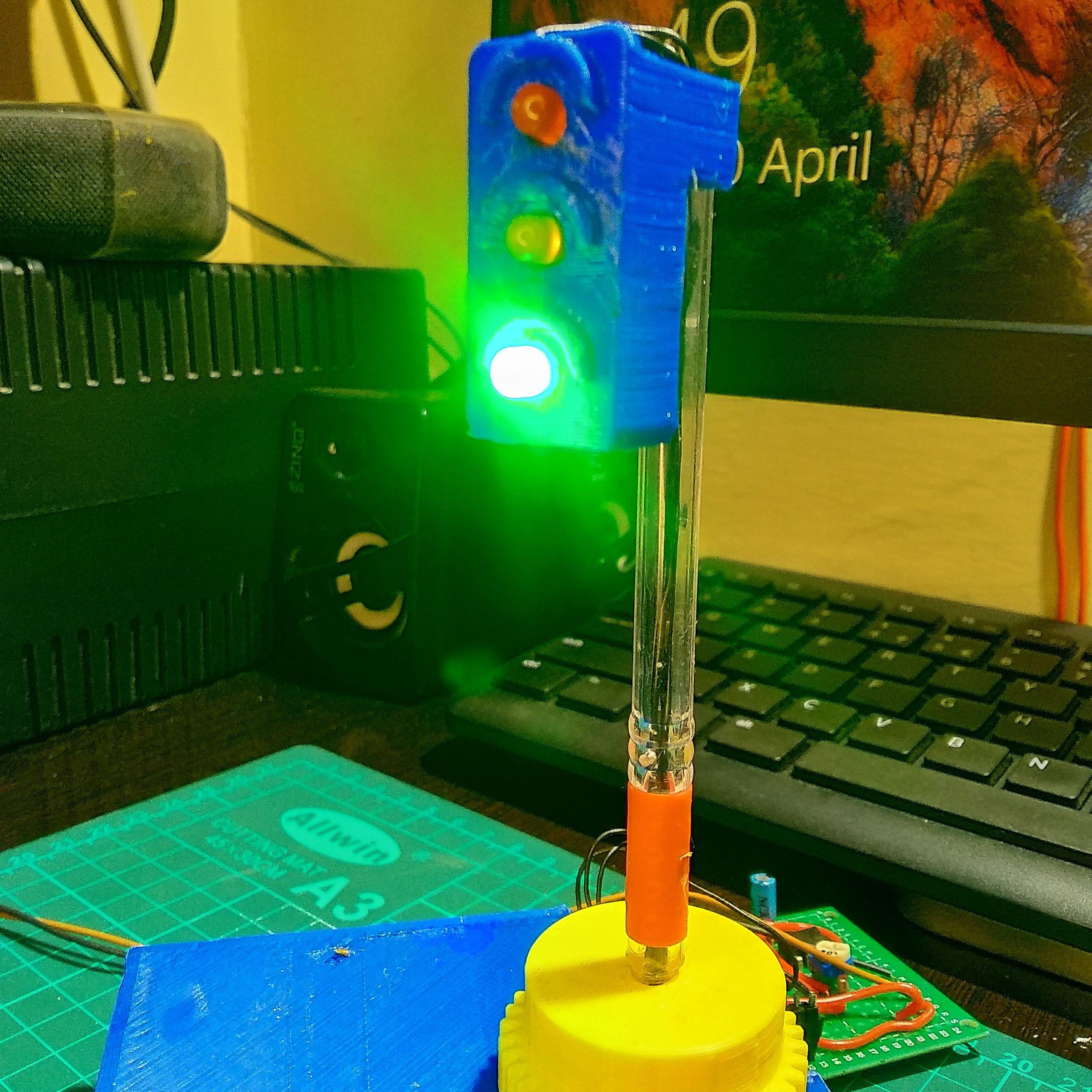Print, Light, Stop: a Mini 3D Printed Traffic Signal : 6 Steps (with ...