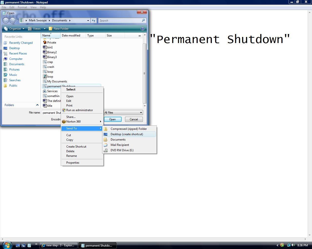 Shutdown Computer Forever : 4 Steps - Instructables