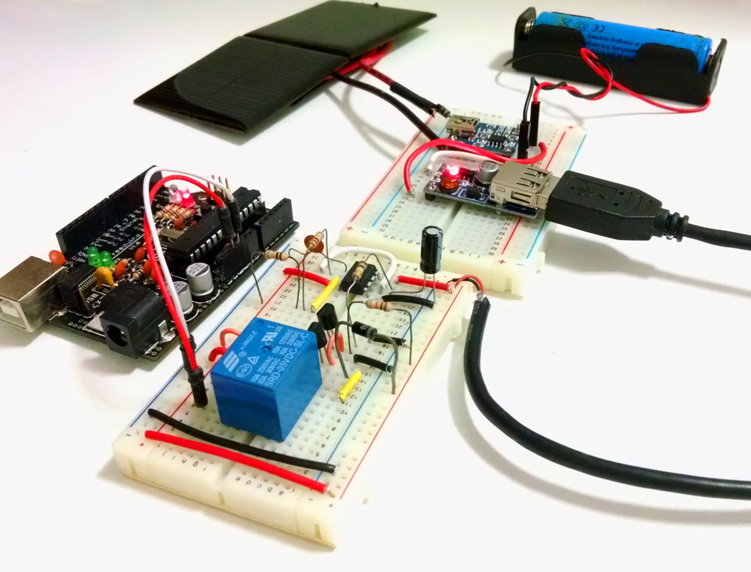 Solar Charged Battery Powered Arduino Uno : 7 Steps (with Pictures ...