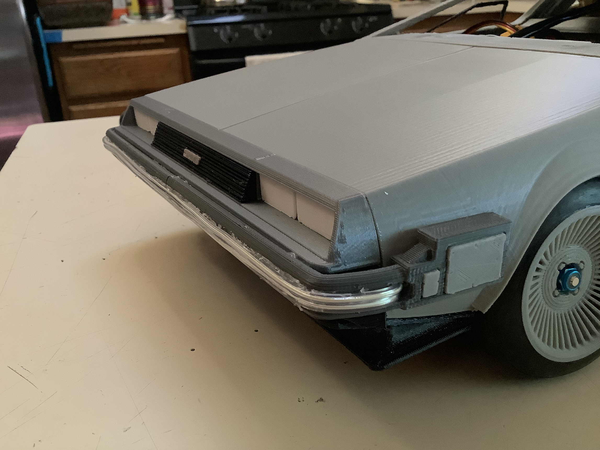Delorean DMC-12/BTTF Time Machine 3D Printed RC Car : 17 Steps (with ...