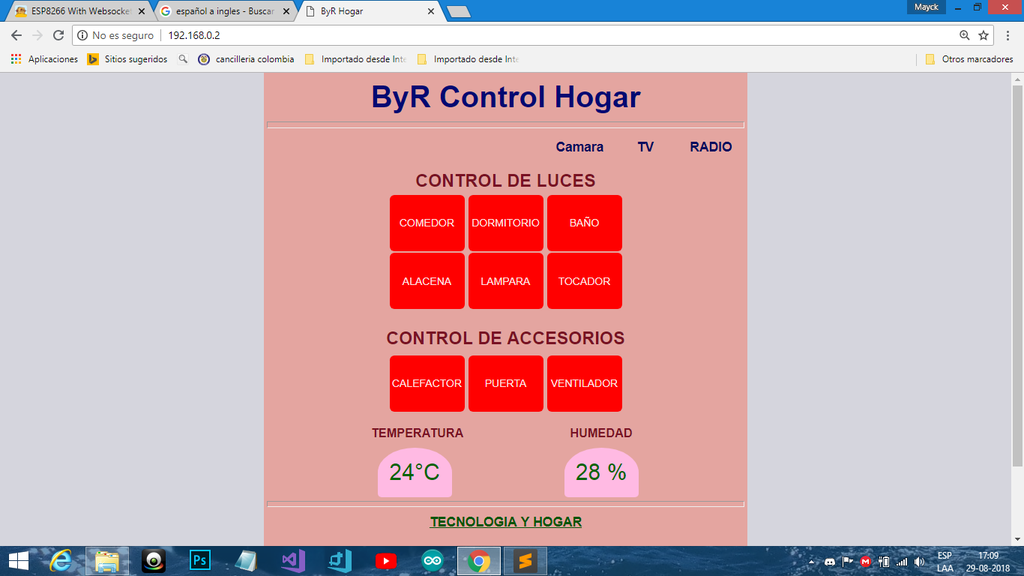 ESP8266 With Websockets : 5 Steps - Instructables