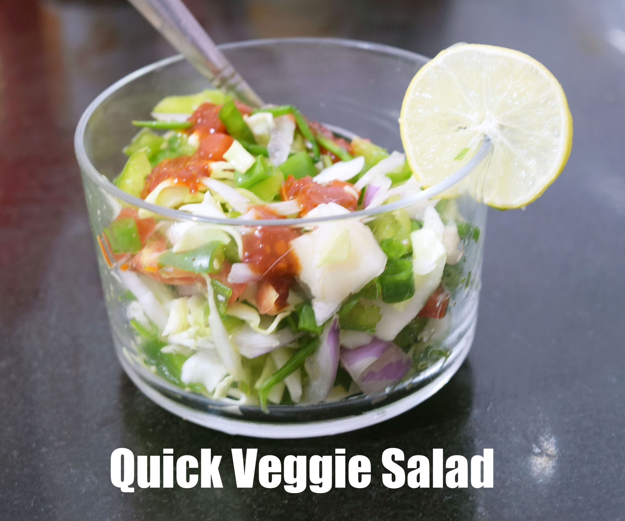 Quick Veggie Salad - Who's Hungry : 6 Steps (with Pictures) - Instructables