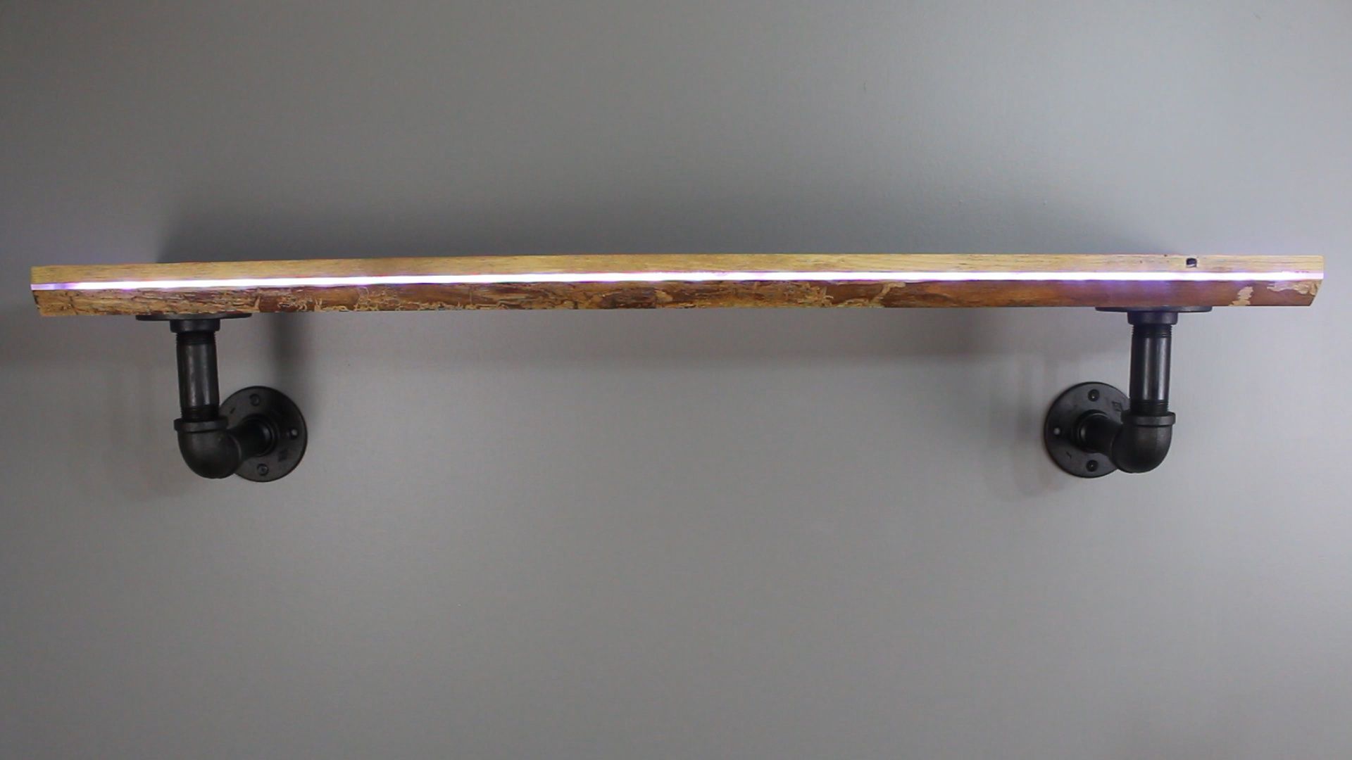 DIY Color Changing Raw Wood LED Shelf : 10 Steps (with Pictures ...