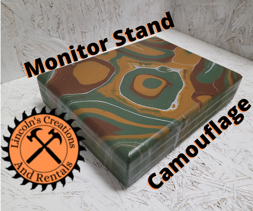 DIY Small Camouflage Monitor Stand : 8 Steps (with Pictures ...